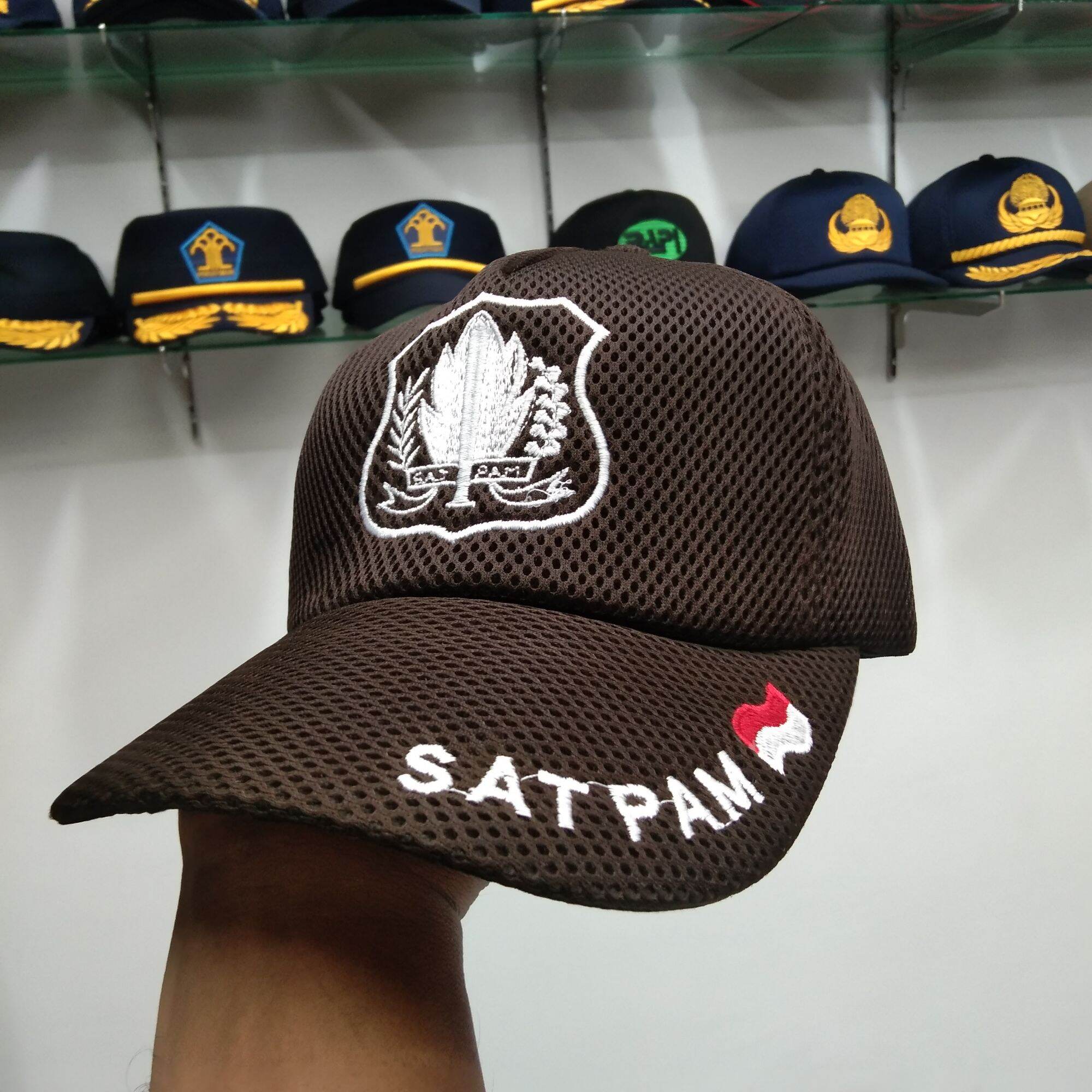 topi satpam topi security | Lazada Indonesia