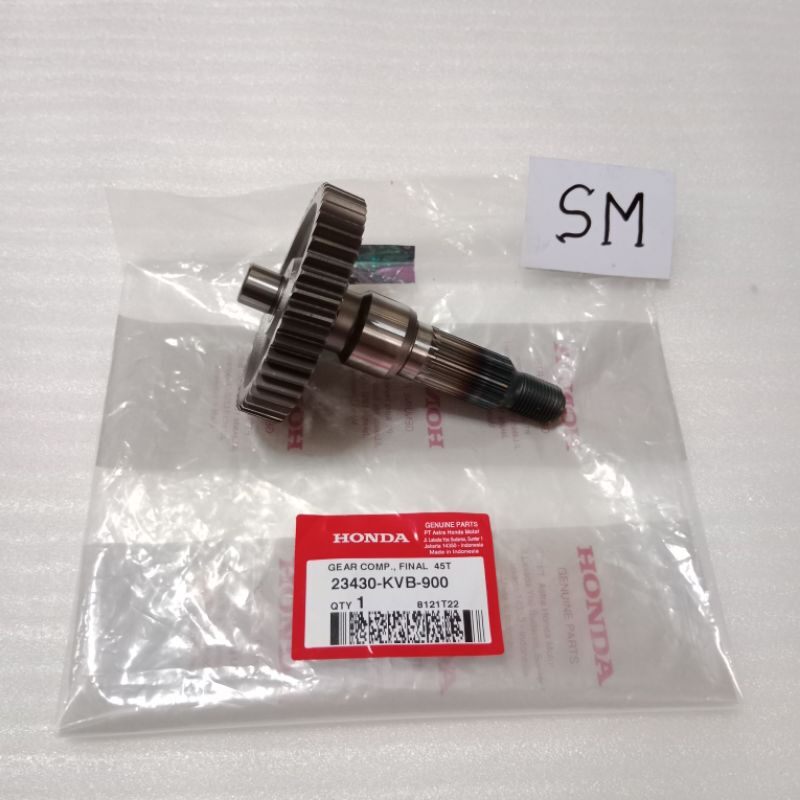 Gear comp Final 45T As roda belakang Beat Scoopy Spacy Vario 110 CW ...