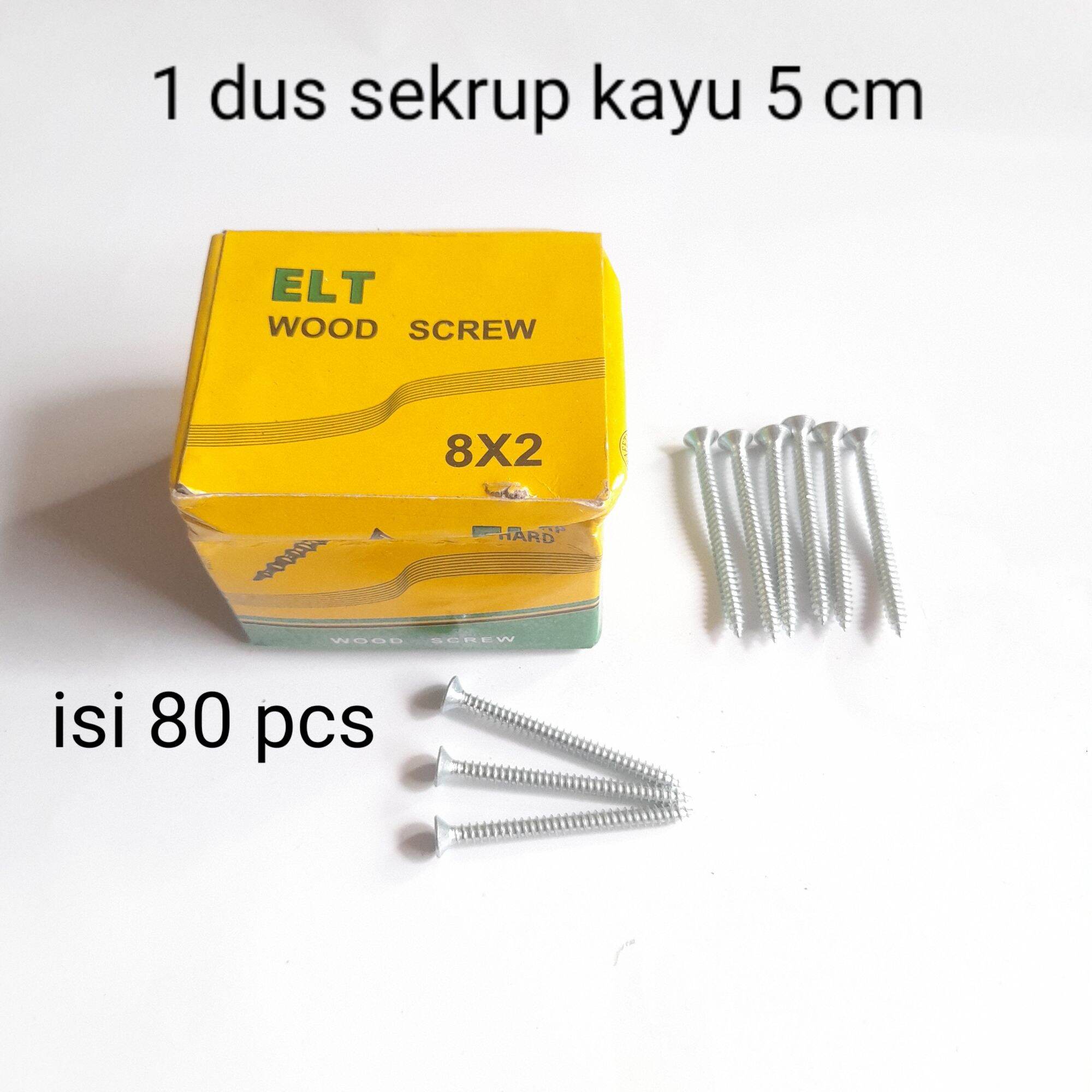 Sekrup Kayu 5 cm 1 Dus 8 x 2 | Lazada Indonesia
