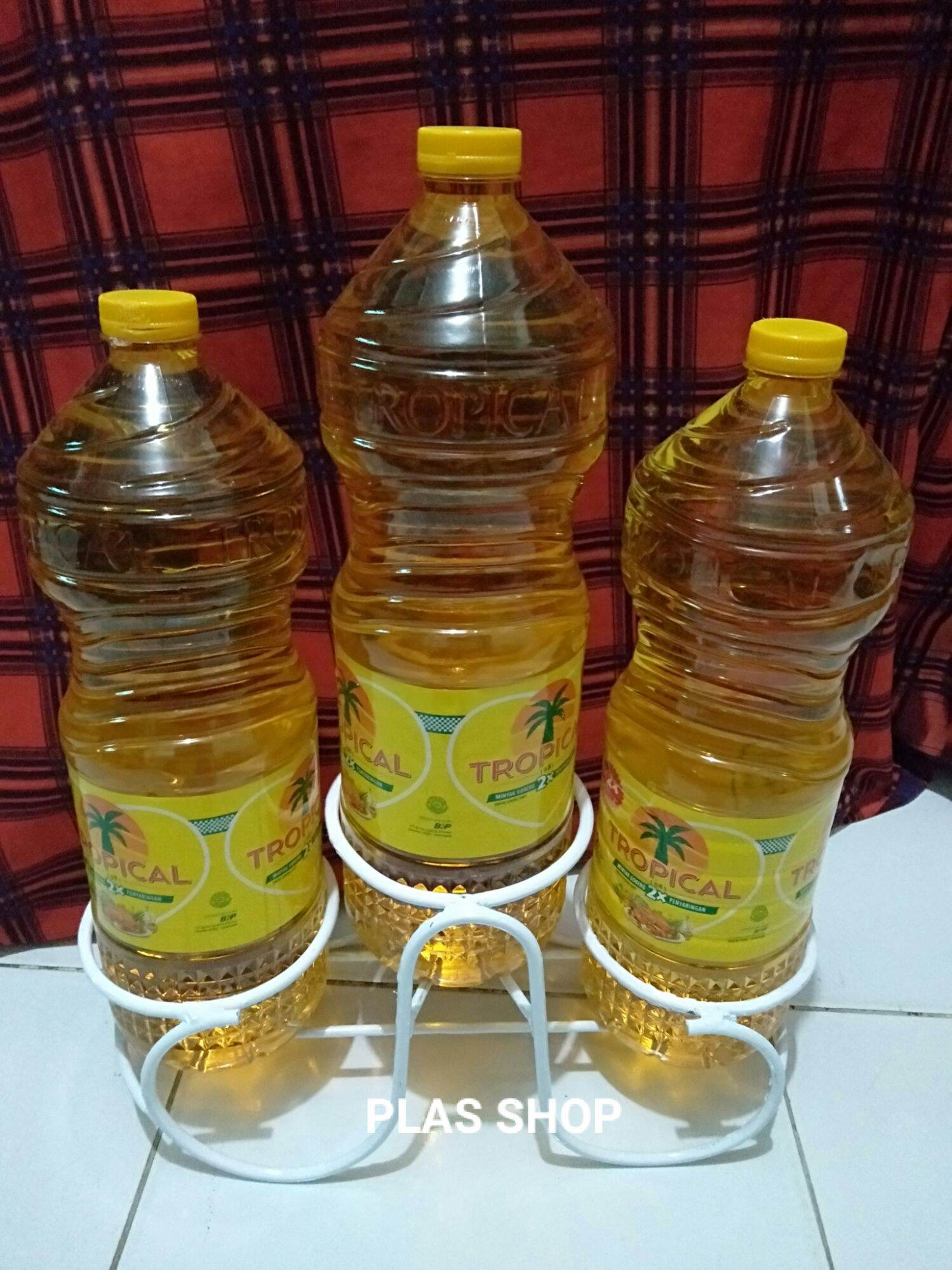 Dudukan botol minyak tri in 1 ukuran 2 liter bisa tempel bisa dibawah ...