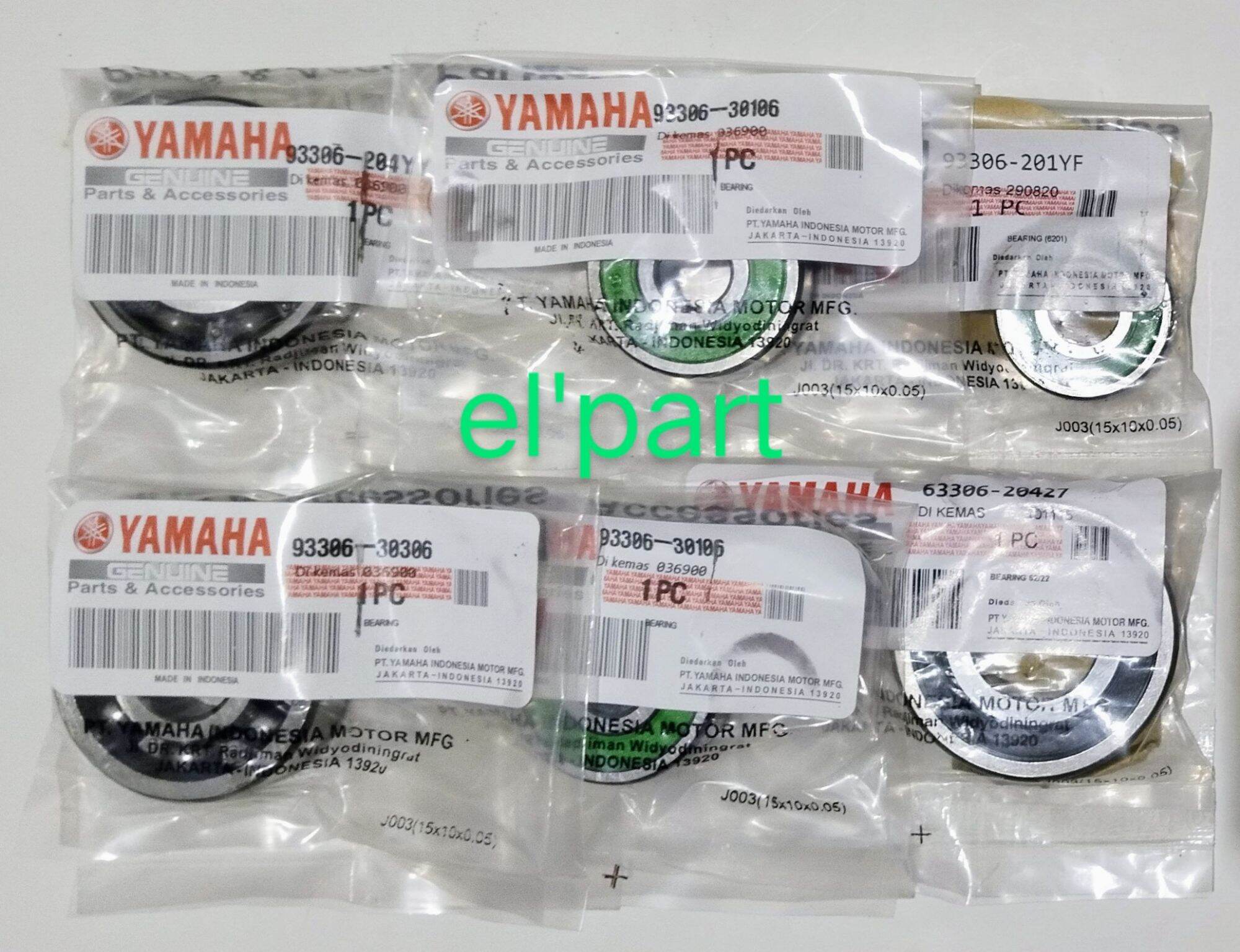 laher bearing rasio gardan gearbox set mio m3 fino 125 xride 125 soul ...