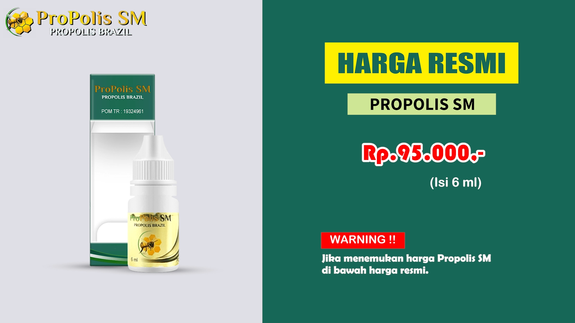 Propolis Sm Brazil Original (Resmi) Produk Terlaris Bergaransi Herbal ...