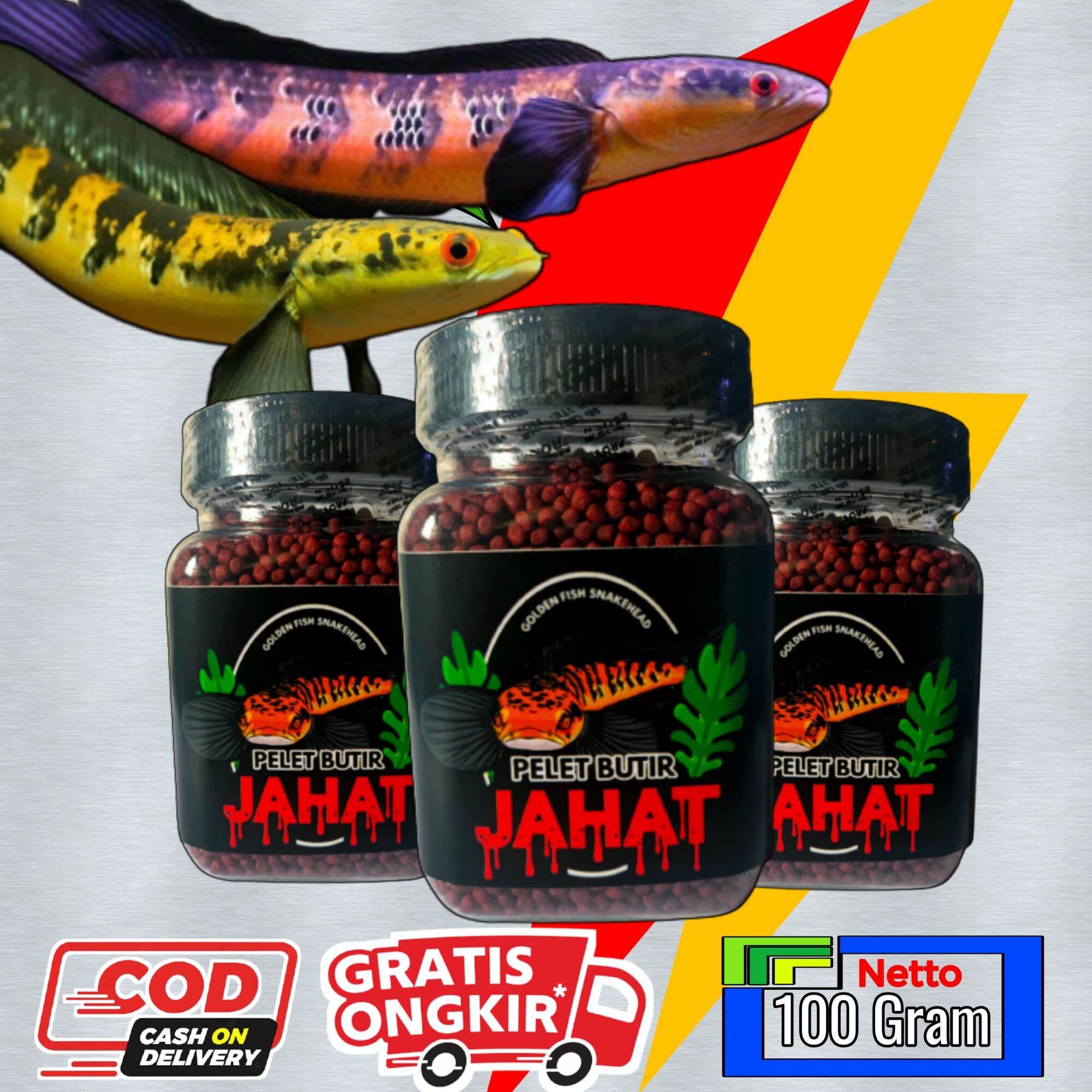 Pelet Butir Jahat 100 Gram Pelet Channa Maru | Lazada Indonesia
