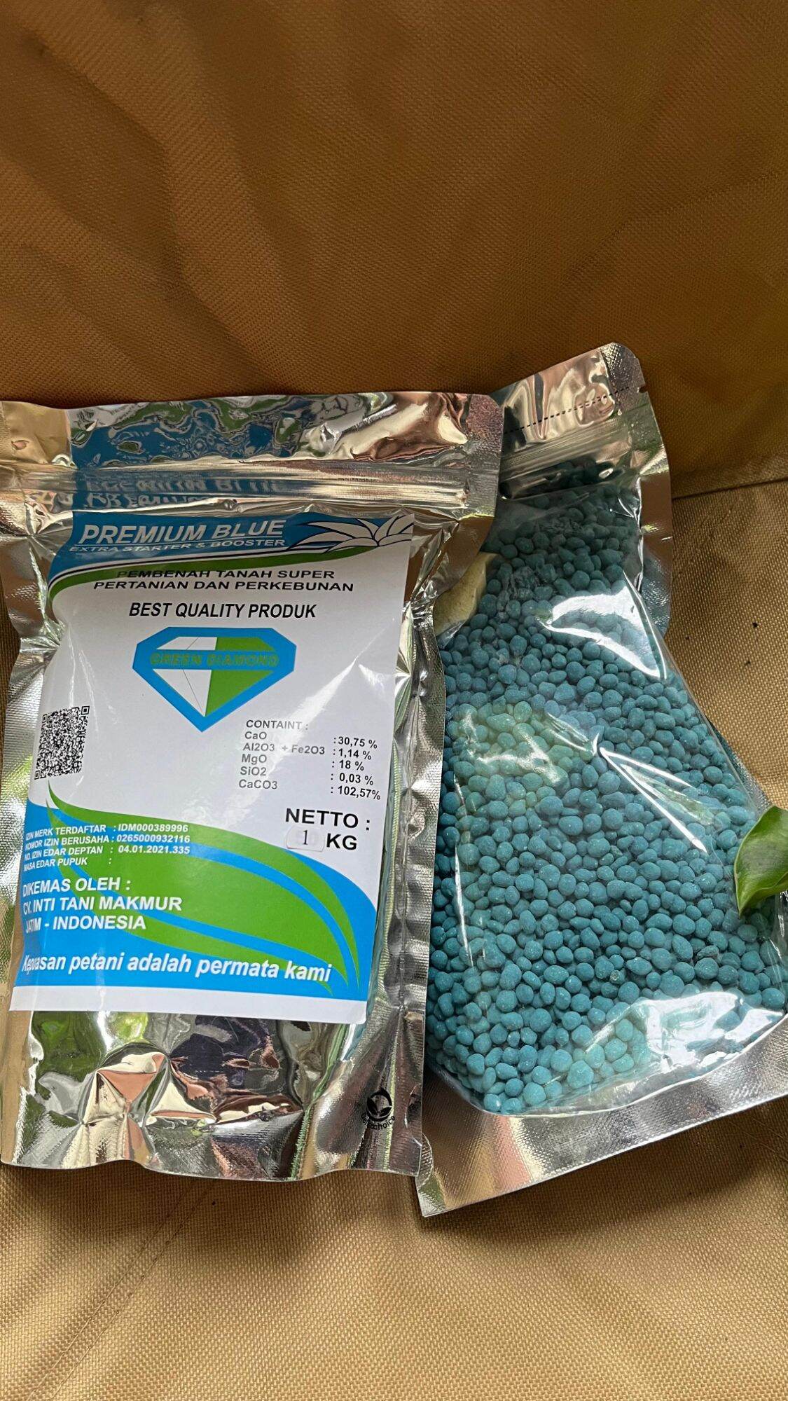 PUPUK GREEN DIAMOND PREMIUM BLUE KEMASAN BARU YANG DI PRODUKSI OLEH CV ...