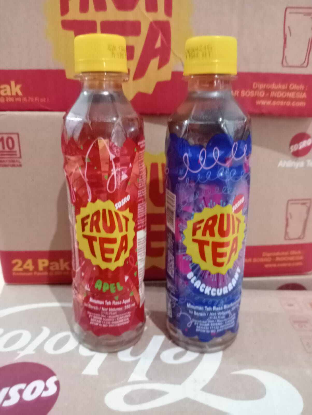 Fruittea botol Rasa Apel 350ml isi 12 | Lazada Indonesia