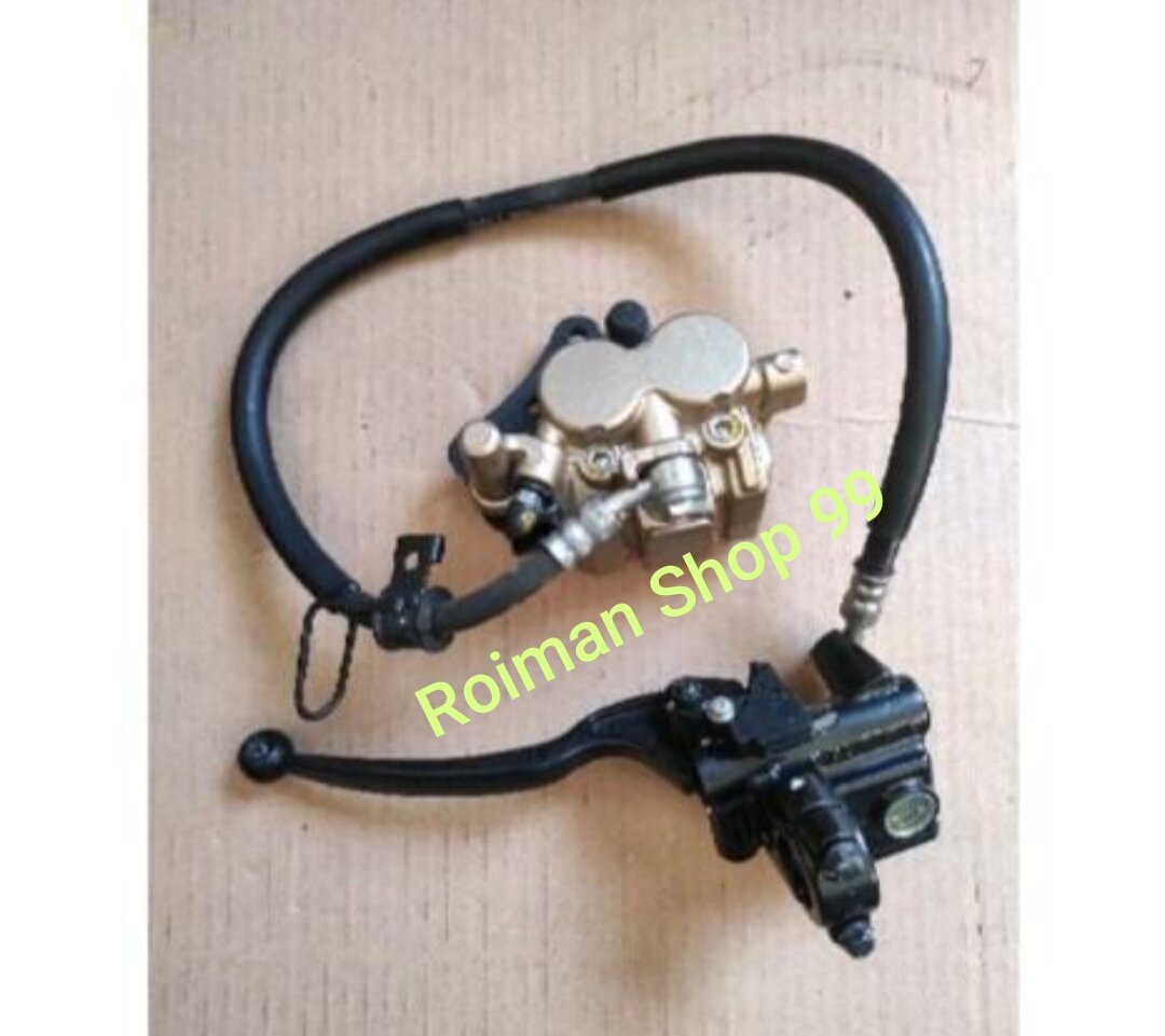 Kaliper depan+master rem set+selang rem suzuki satria fu 150, Shogun ...
