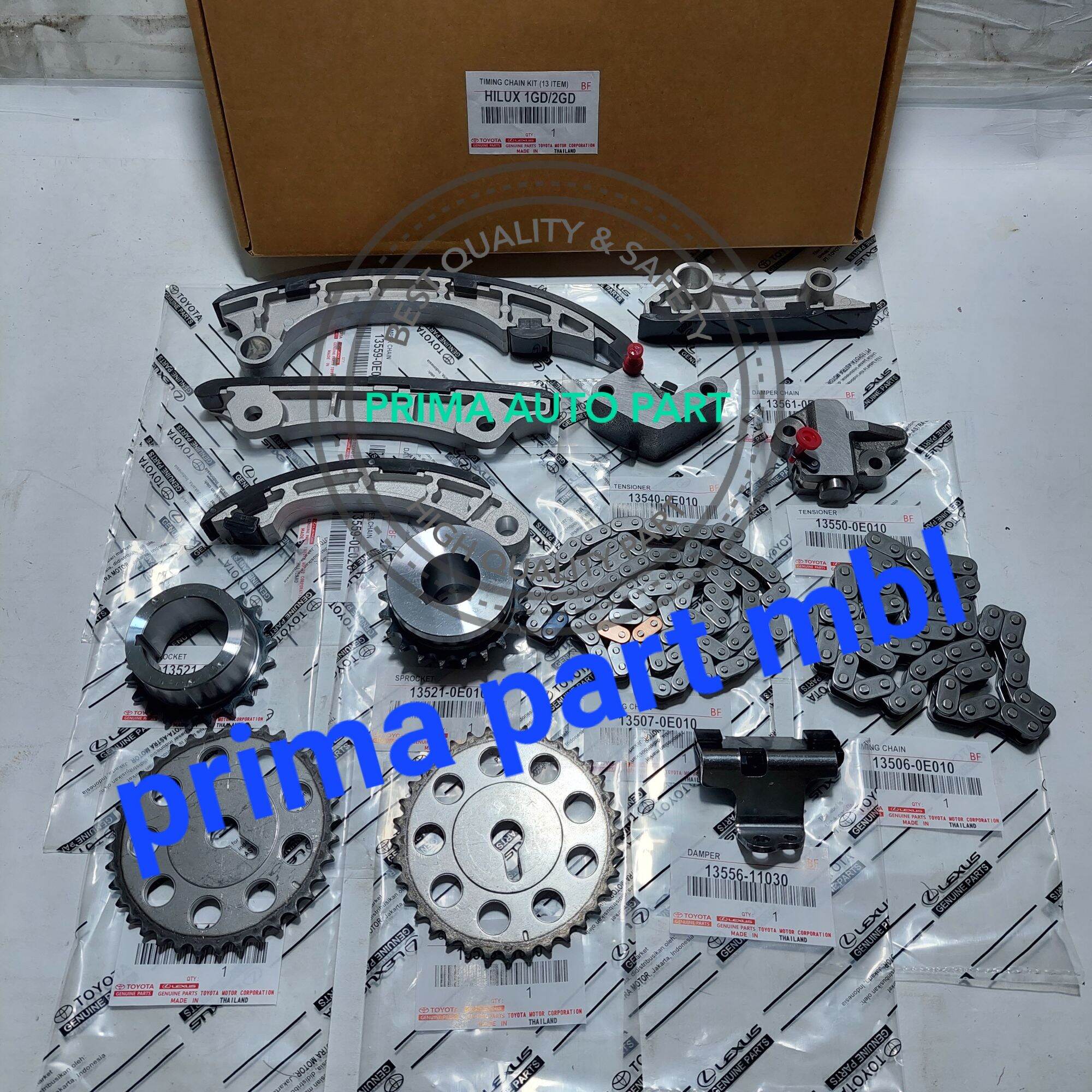 RANTAI KETENG SET TIMING CHAIN SET HILUX REVO INOVA REBORN 1GD/27GD ...