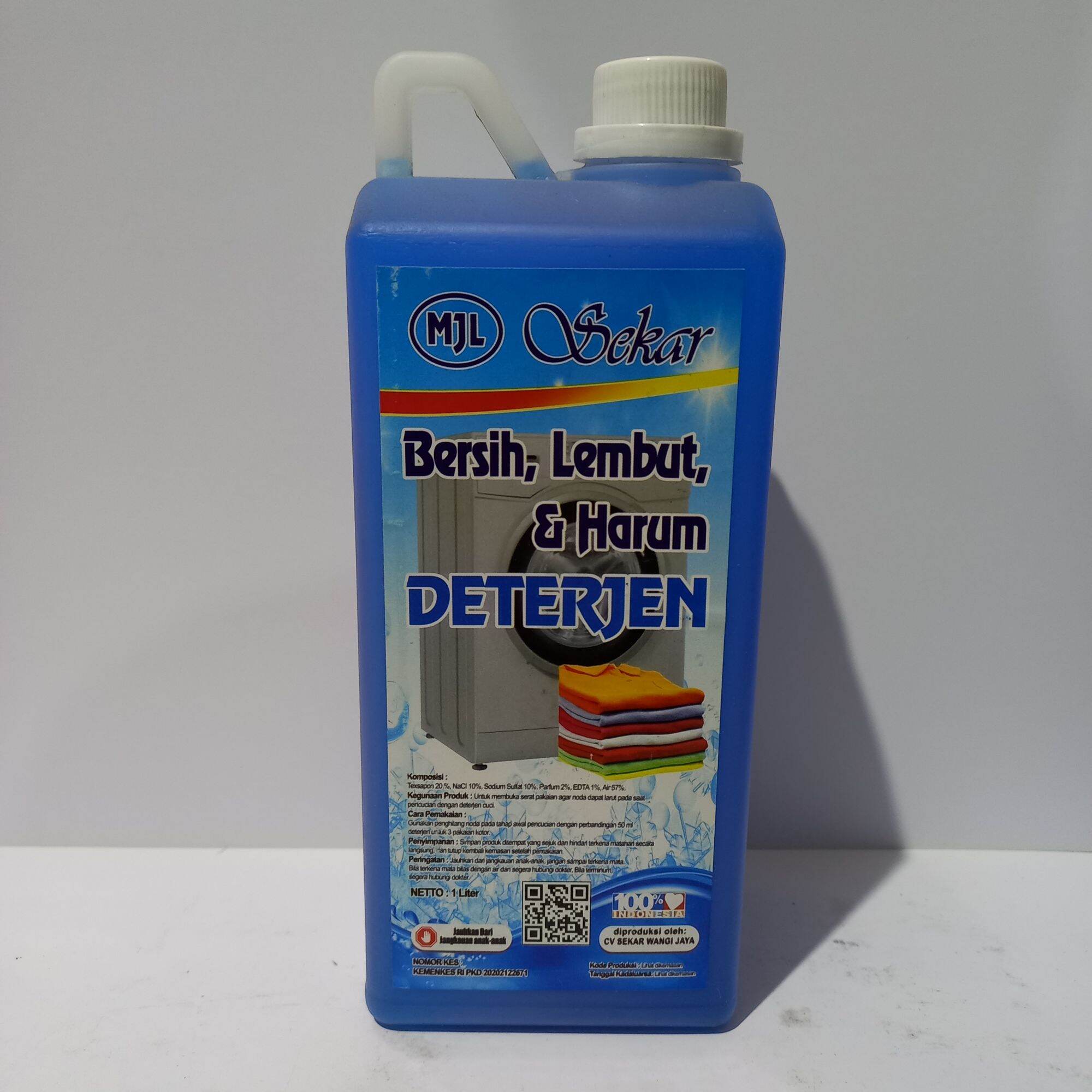 sabun detergent cair MJL SEKAR 1 Liter - laundry detergent cuci baju ...