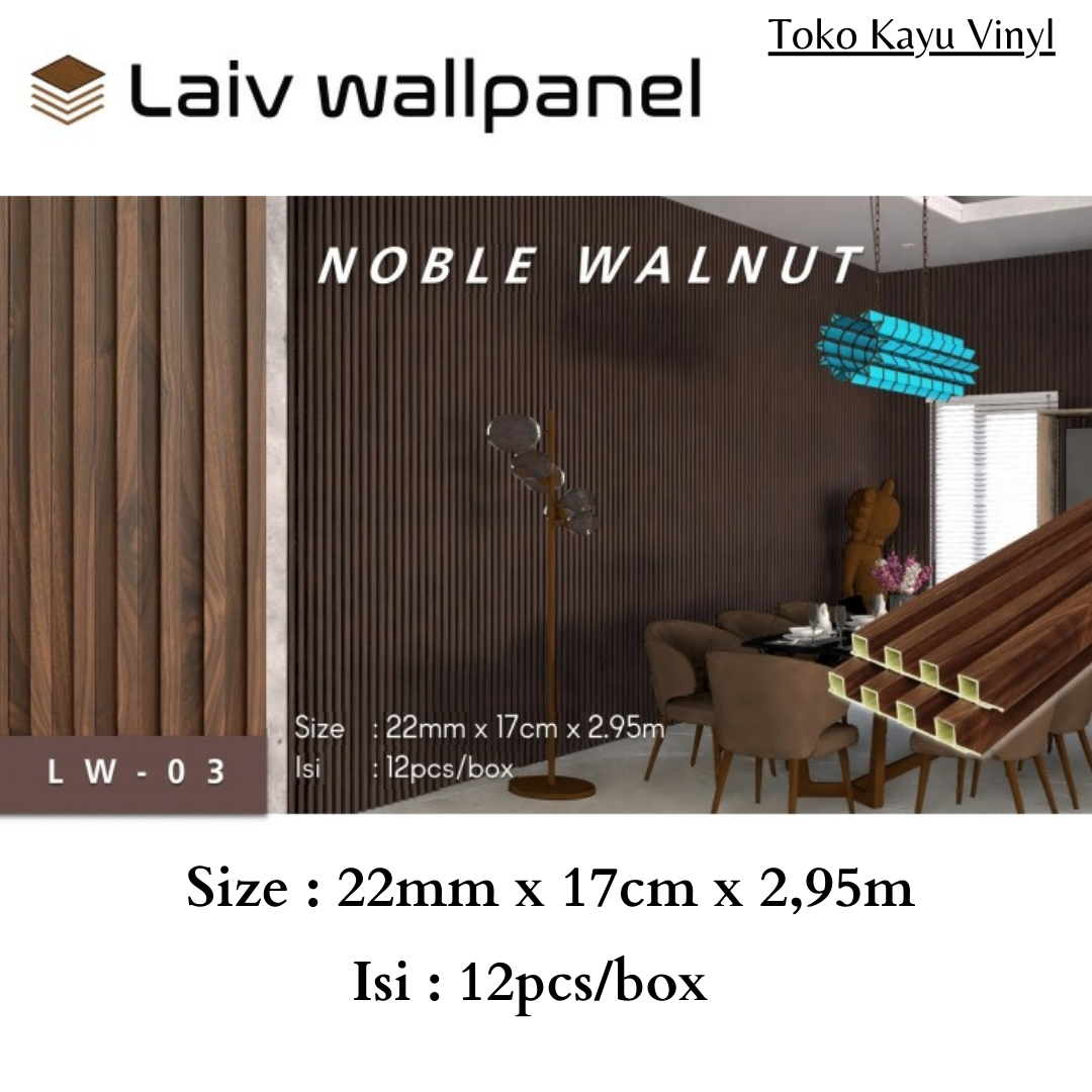 WPC Wall Panel Dinding Merk Lai V | Lazada Indonesia
