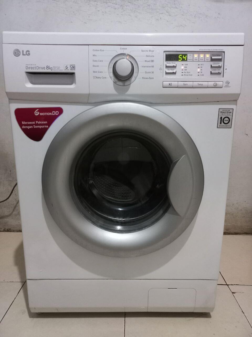 LG FM1208N3W Mesin cuci Front loading (8 Kg) | Lazada Indonesia