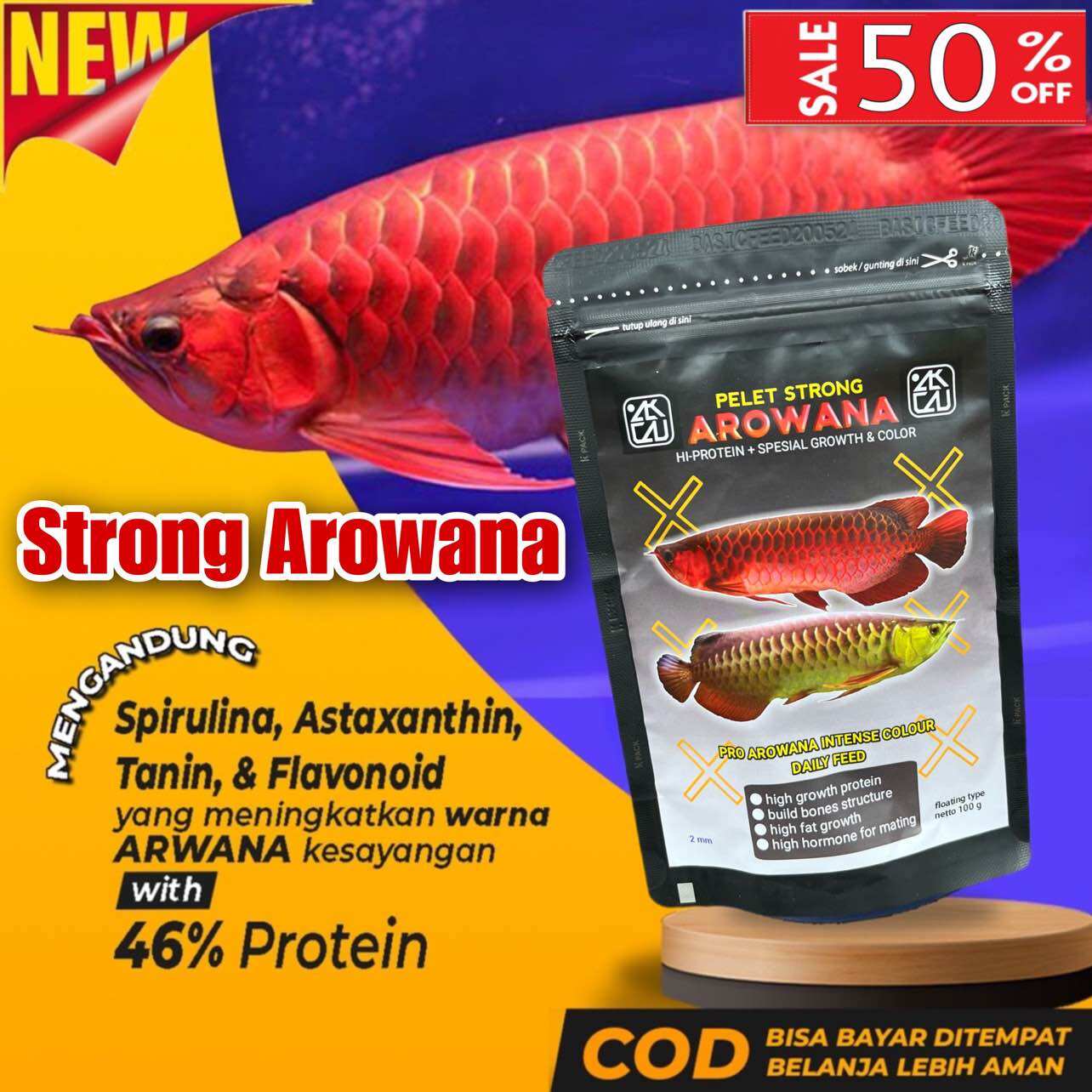 Ikan Arwana Banjar Red