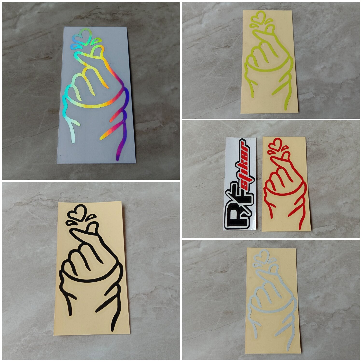 Sticker viral sarangheo cutting stiker motor murah | Lazada Indonesia