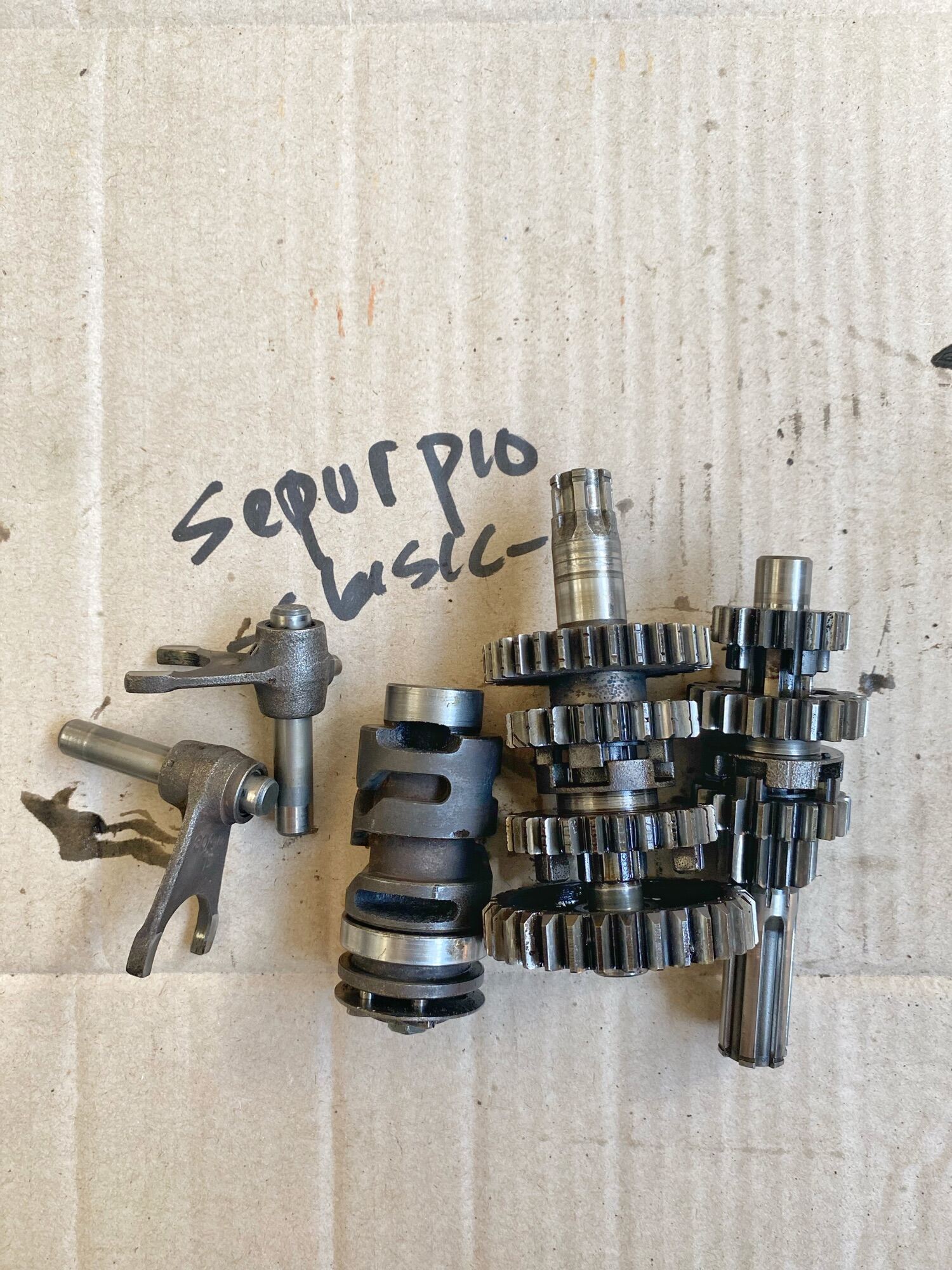 RASIO GEARBOX GIGI TRANSMISI SHOGUN NEW 110 SUZUKI SHOGUN KEBO 110 SHOGUN R 110 SHOGUN BAGONG ...