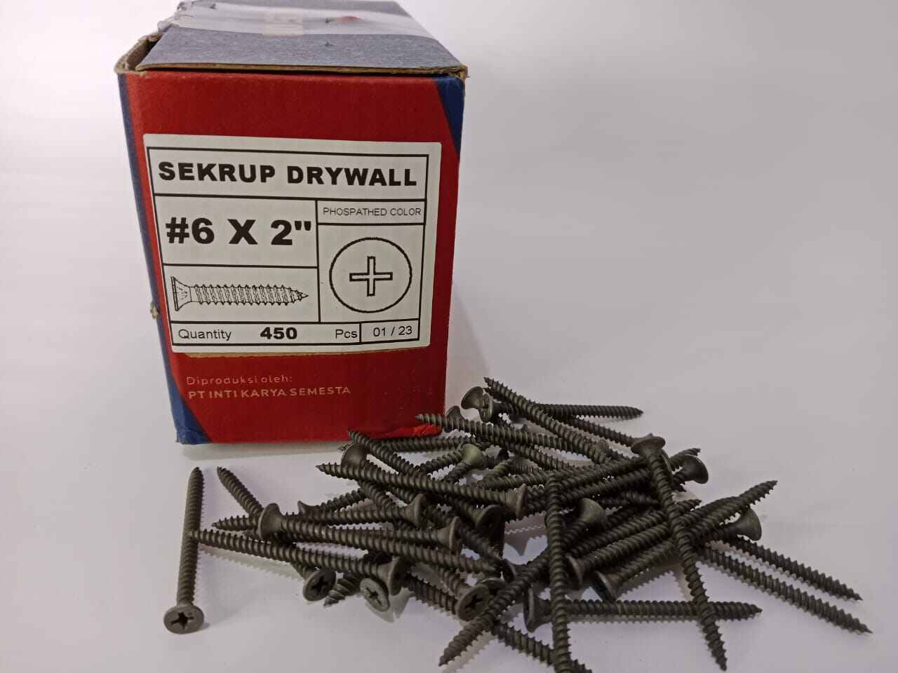 Skrup hitam gipsum 2 inch , 5 cm wilson 1 pack ( isi 450 pcs ) | Lazada ...