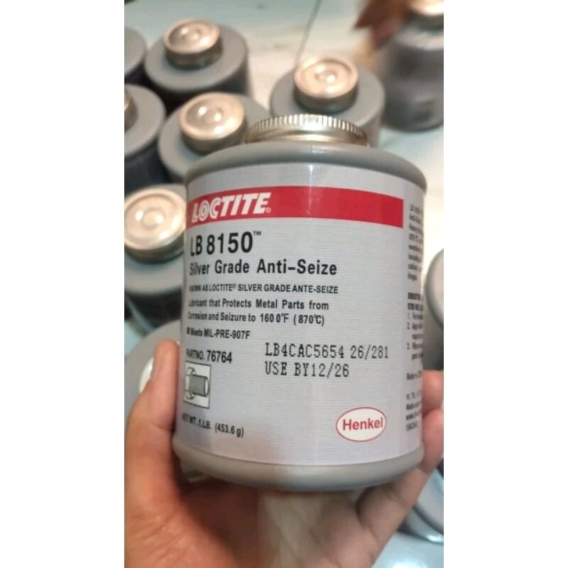 HENKEL LOCTITE LB 8150 SILVER GRADE ANTI SEIZE PELUMAS TRUCK QR 50ML | Lazada Indonesia