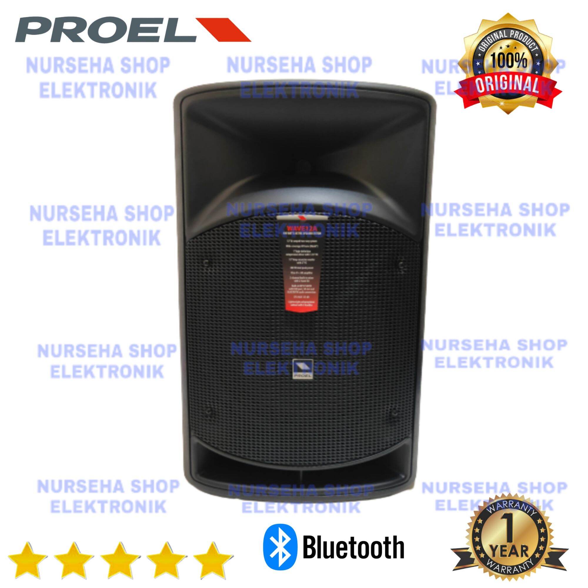 Speaker aktif proel 12 inch wave 12a original wave12a wave 12 bluetooth | Lazada Indonesia