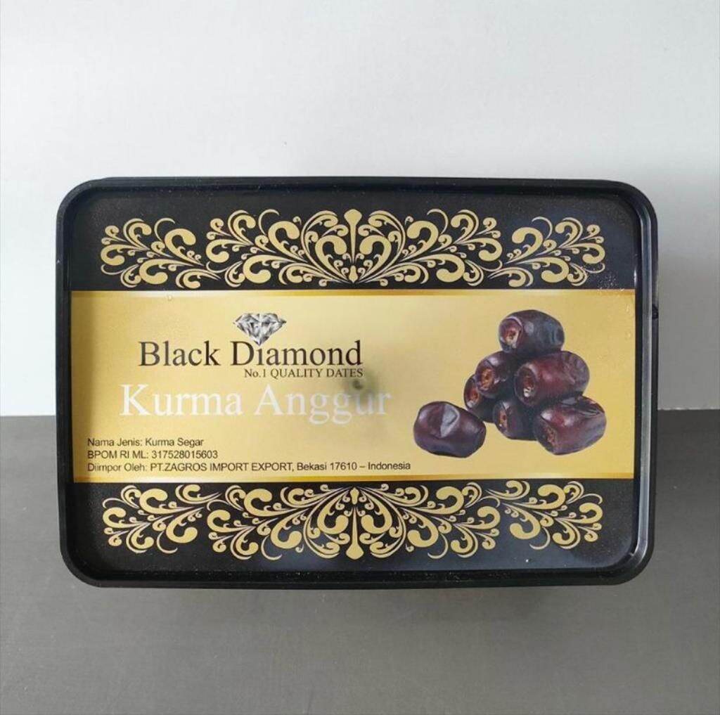 Kurma Anggur Persian Black Diamond Premium 500 gr Fresh | Lazada Indonesia