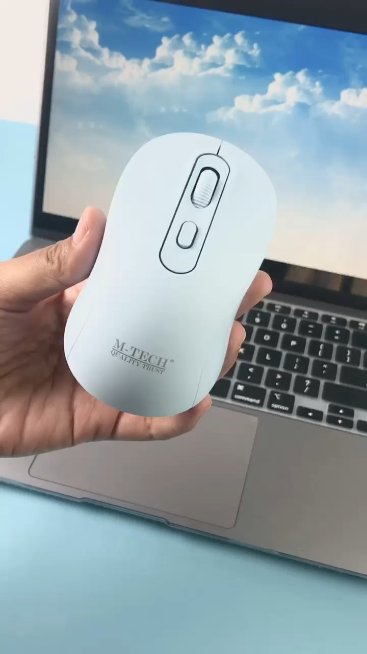 Mouse Wireless Silent Click Mtech W70 Wireless Mouse