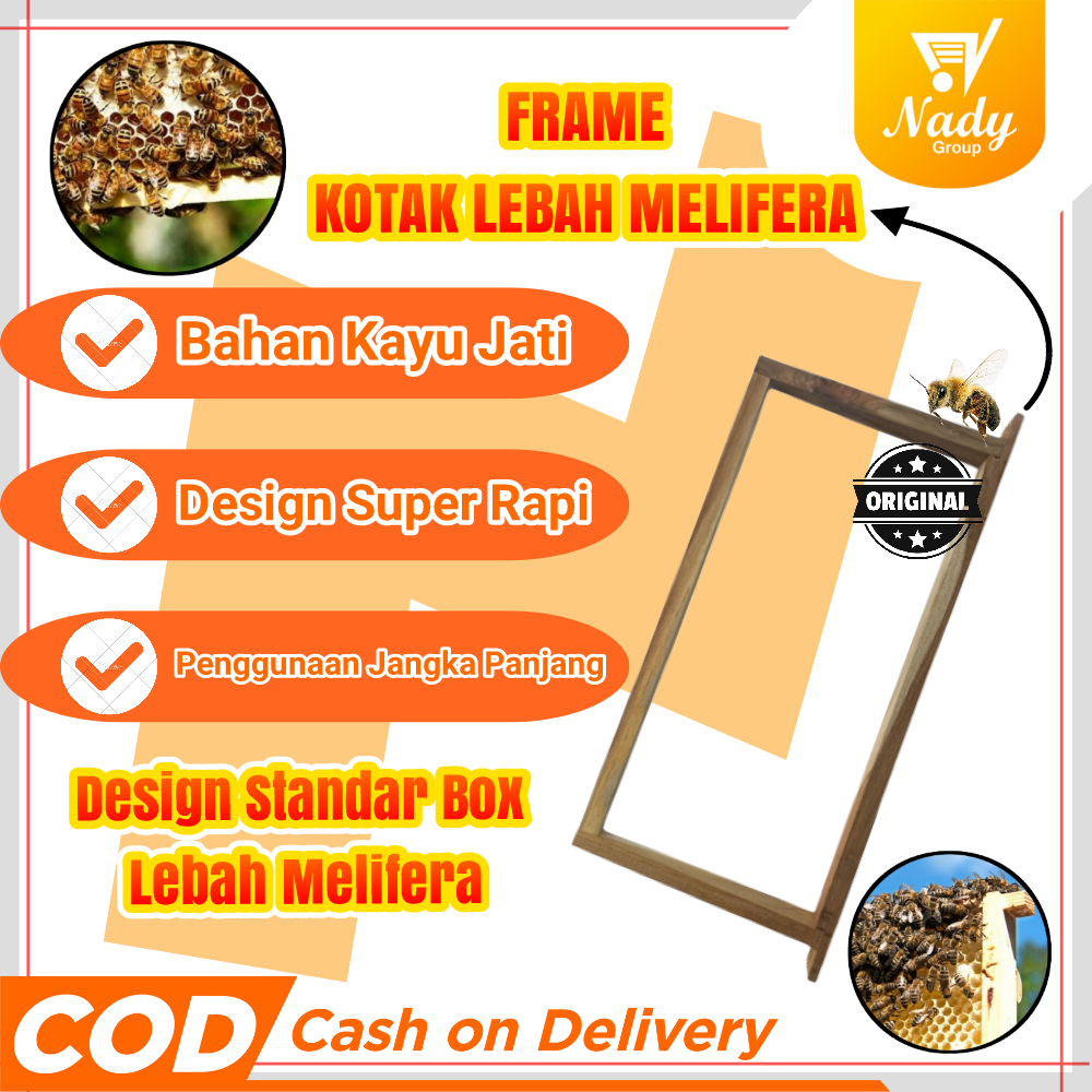 Frame khusus lebah melifera dengan ukuran standar box | Lazada Indonesia