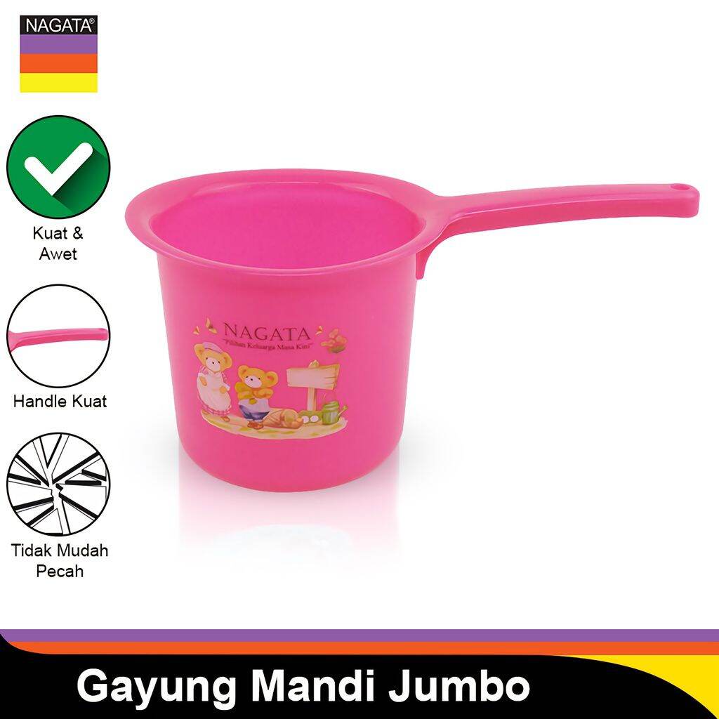 NAGATA Gayung Jumbo Diameter 16.5 CM Gayung Mandi Dipper Tidak Mudah ...