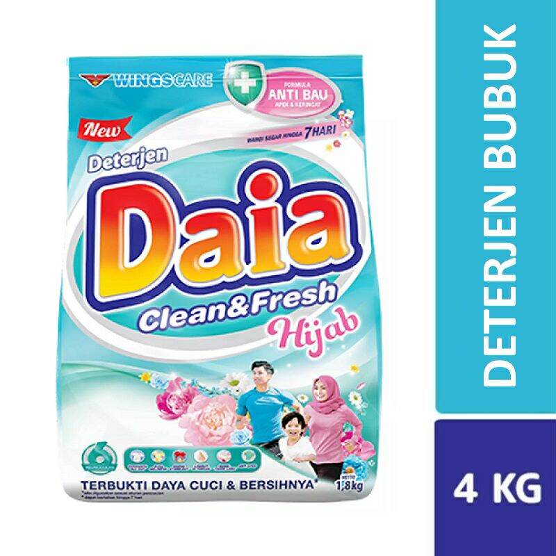 DAIA DETERGENT BUBUK UKURAN 4KG | Lazada Indonesia