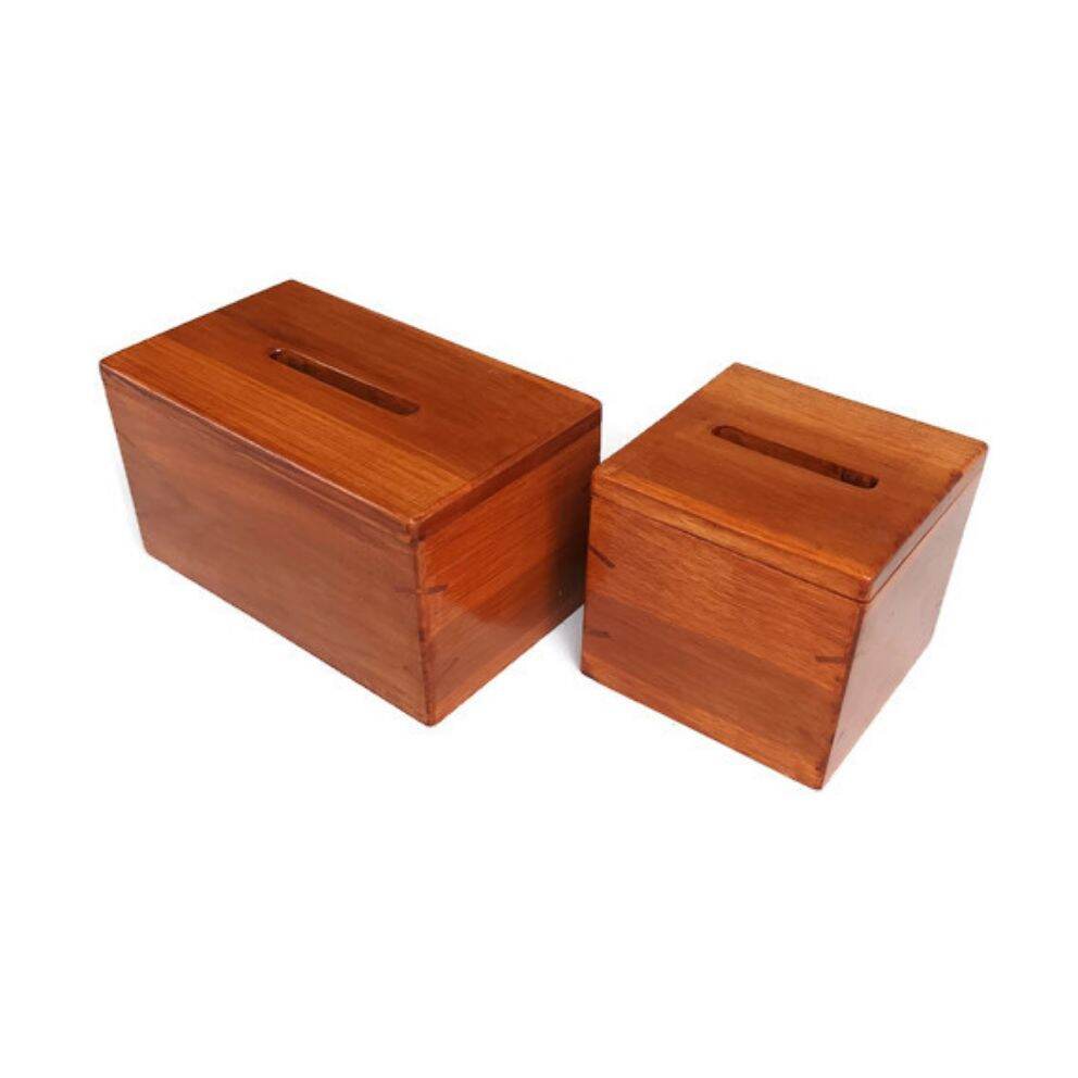 Tempat tissue kayu jati / kotak tisu / wooden tissue box | Lazada Indonesia