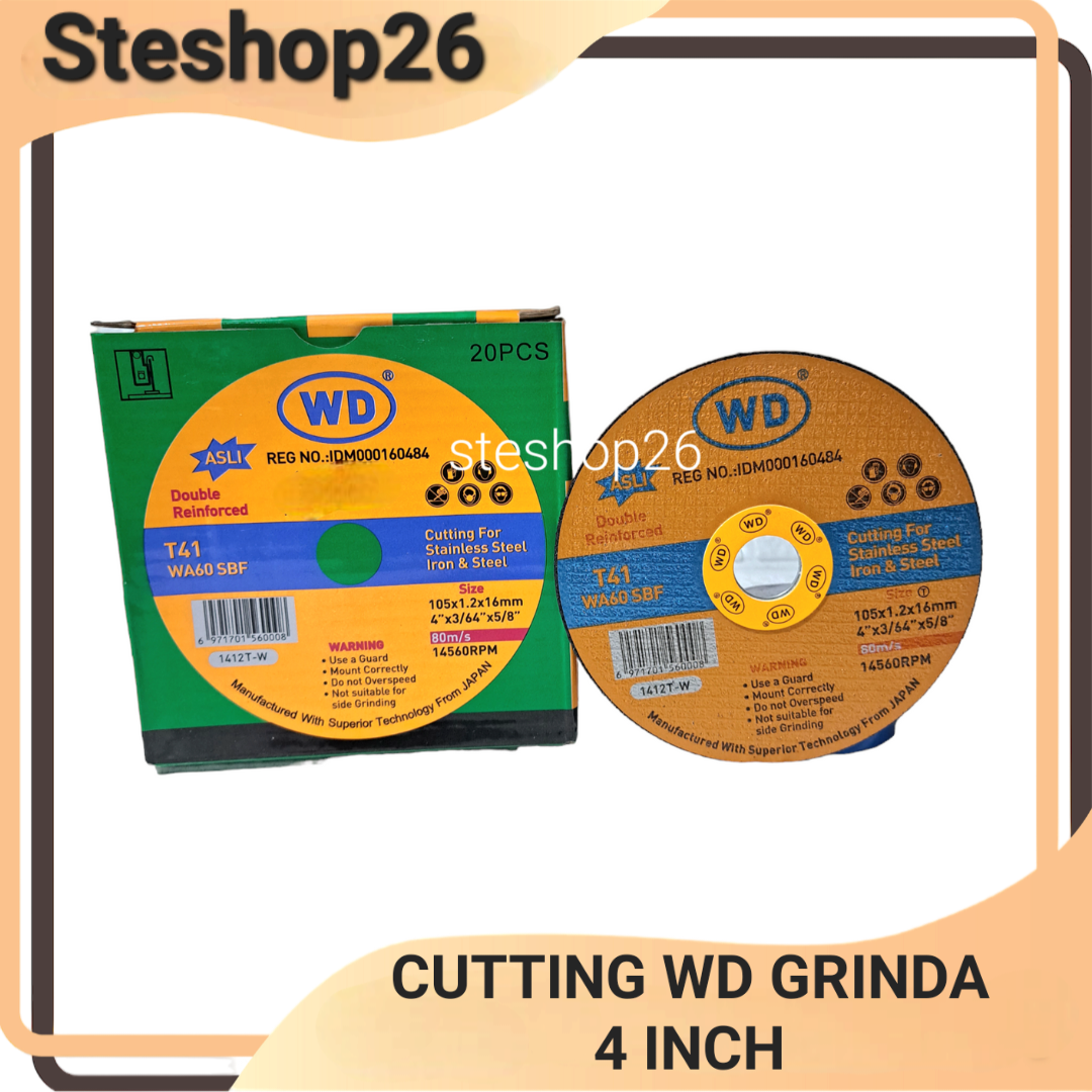 CUTTING WD GRINDA POTONG GERINDA BESI BATU 4 INCH | Lazada Indonesia