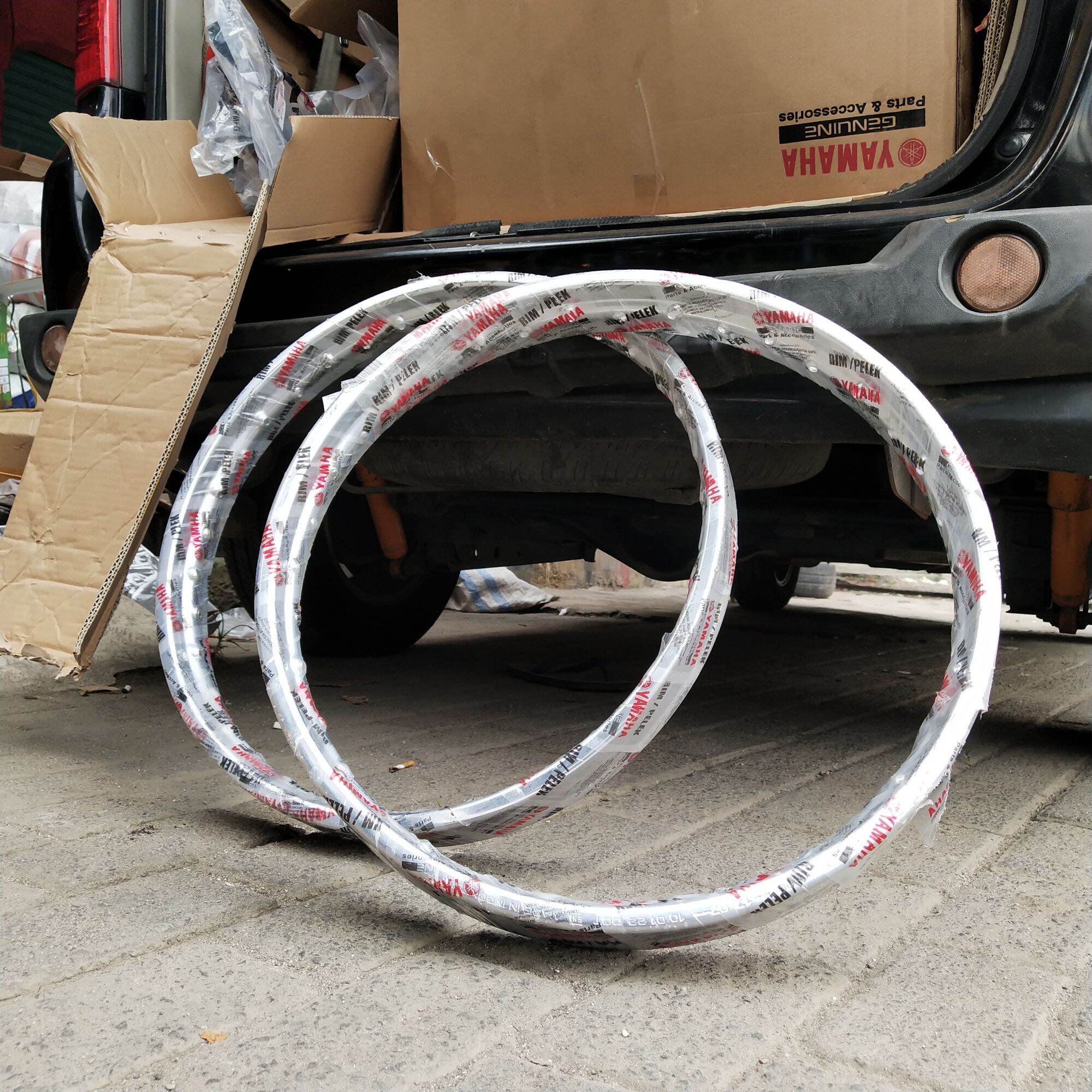 sepasang velg velek DID standar rx king 160/18 original yamaha | Lazada ...