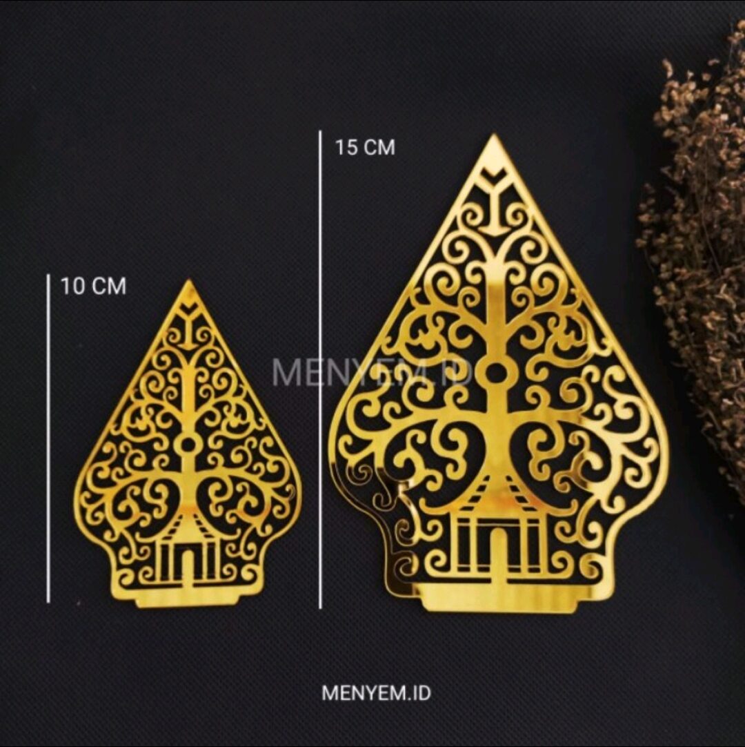 Gunungan wayang bahan cermin dekorasi mahar | Lazada Indonesia