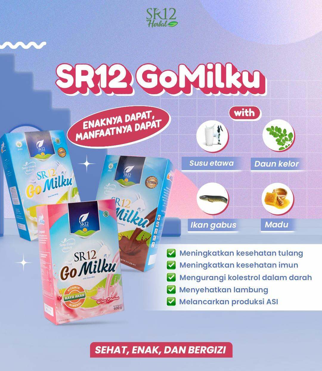 susu kambing etawa gomilku go milku sr12 200gr | Lazada Indonesia