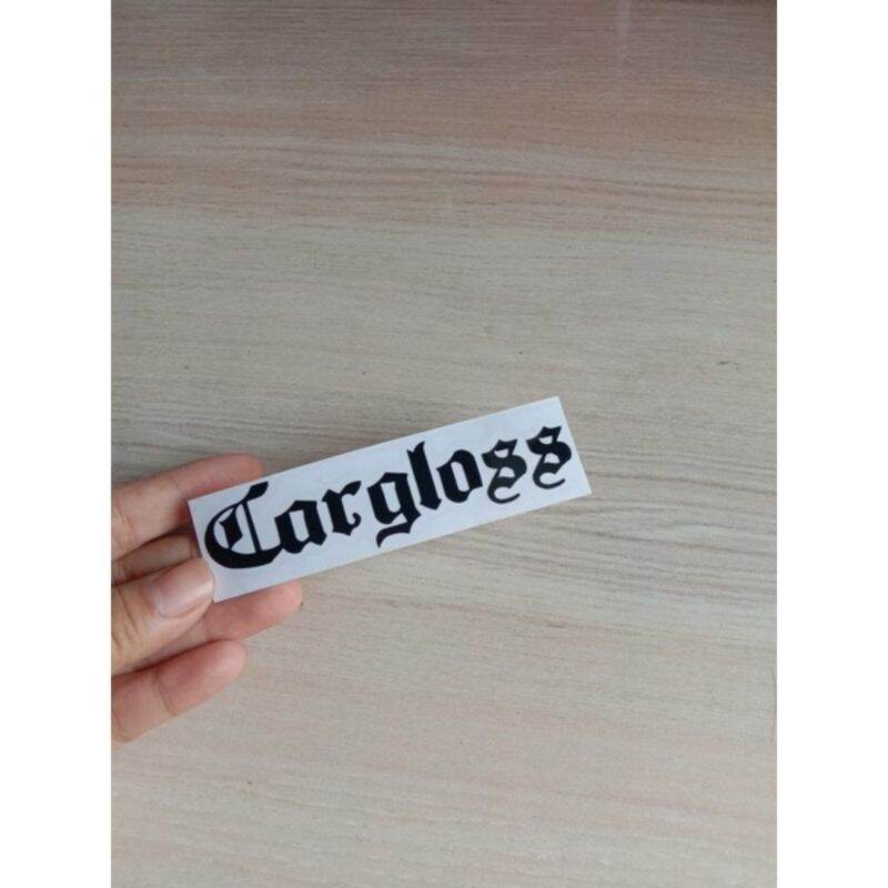 sticker cargloss | Lazada Indonesia
