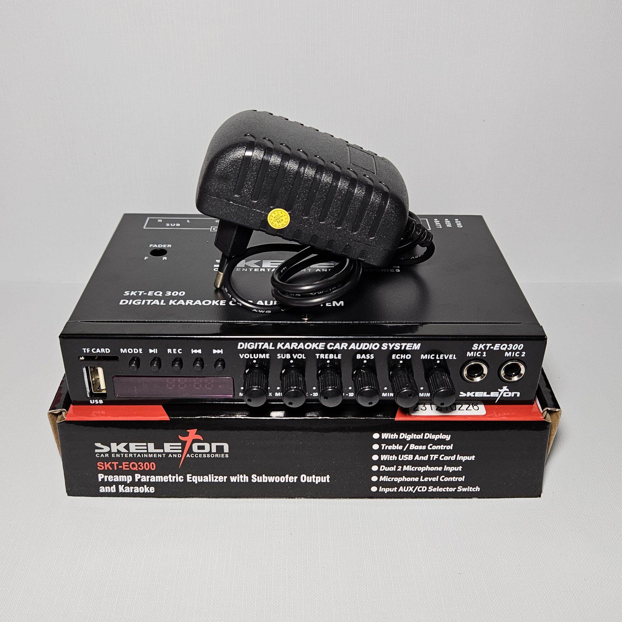 Parametric Preamp Equalizer Karaoke Bluetooth Skeleton EQ300 | Lazada ...