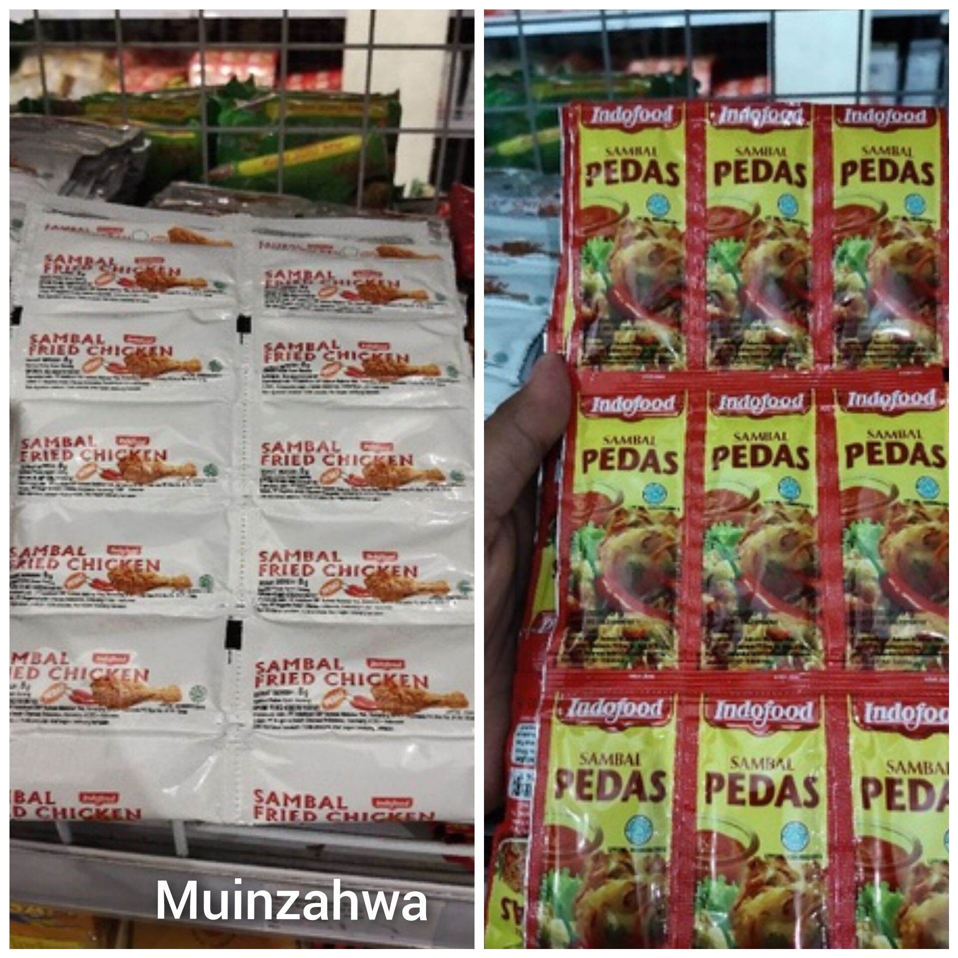 SAUS SAMBAL INDOFOOD 36 SACHET / SAUS SAMBAL FRIED CHICKEN 24 SACHET ...