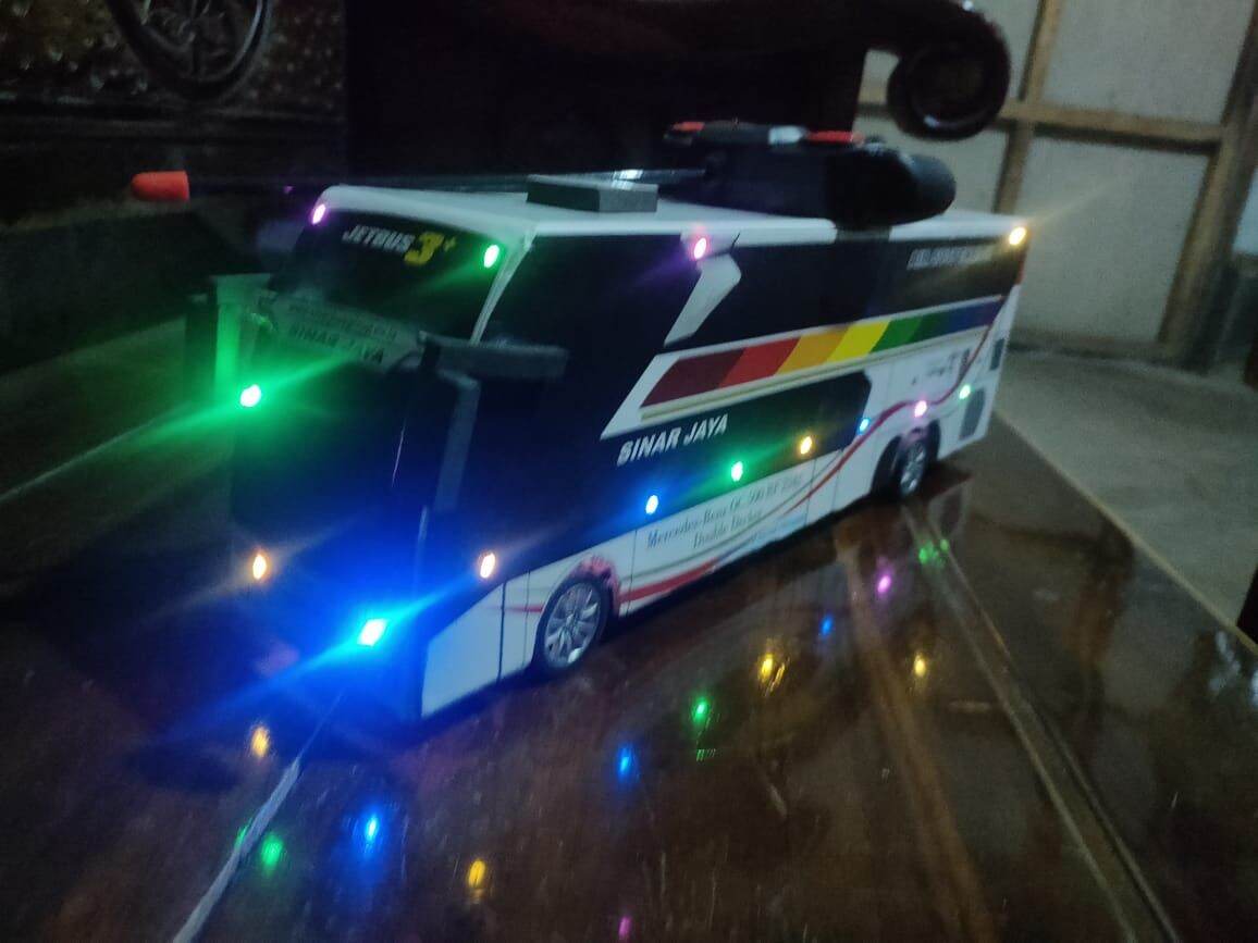 MINIATUR BUS variasi lampu tolelet dan remot control | Lazada Indonesia