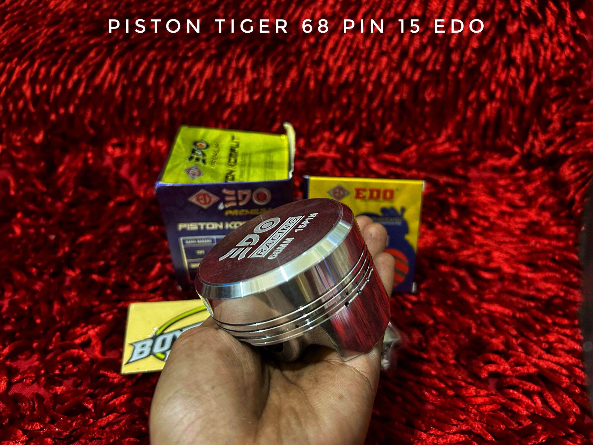 PISTON 68 PIN 15 PISTON TIGER 68 PISTON PISTON DOME CUSTOME EDO ...