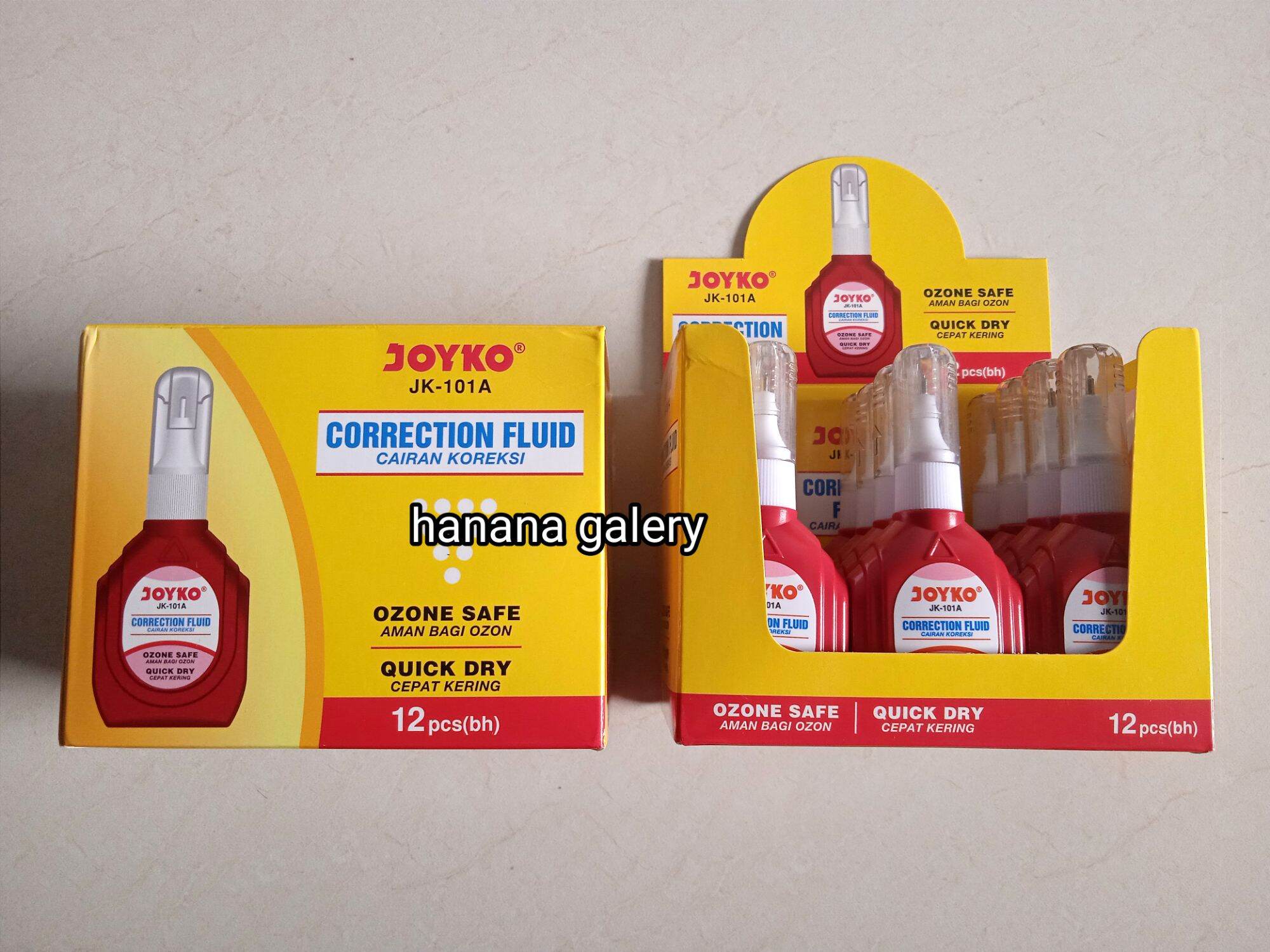 ( 6 PCS) TIPE X CAIR JOYKO JK-101A / JK-01 CORRECTION FLUID / TIPE-X ...