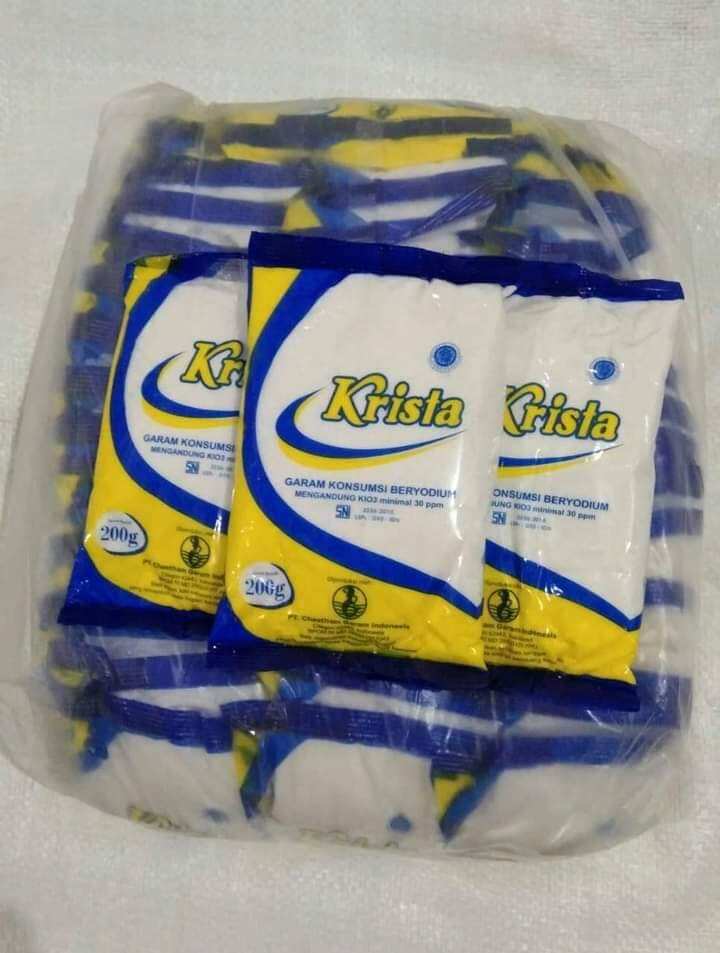 200 GR GARAM HALUS KRISTA KEMASAN | Lazada Indonesia