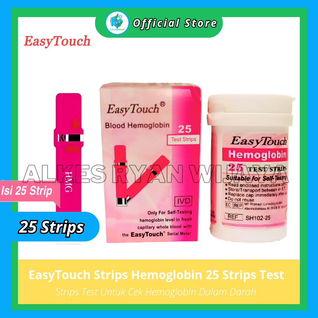 EasyTouch Hemoglobin 25 Strip | Lazada Indonesia