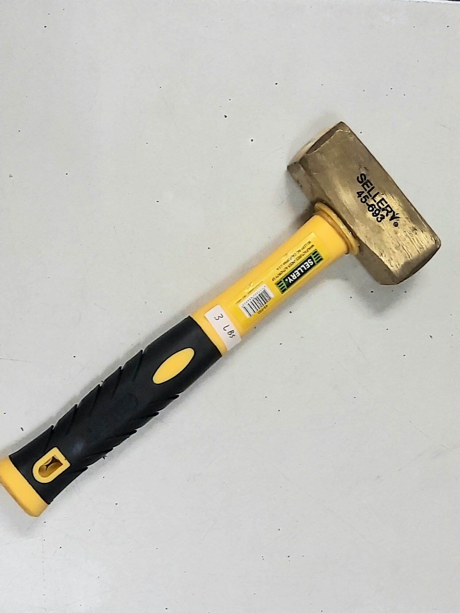 Martil Palu Kuningan 3lb / 1,5kg Gagang Fiber Brass Hammer Sellery ...