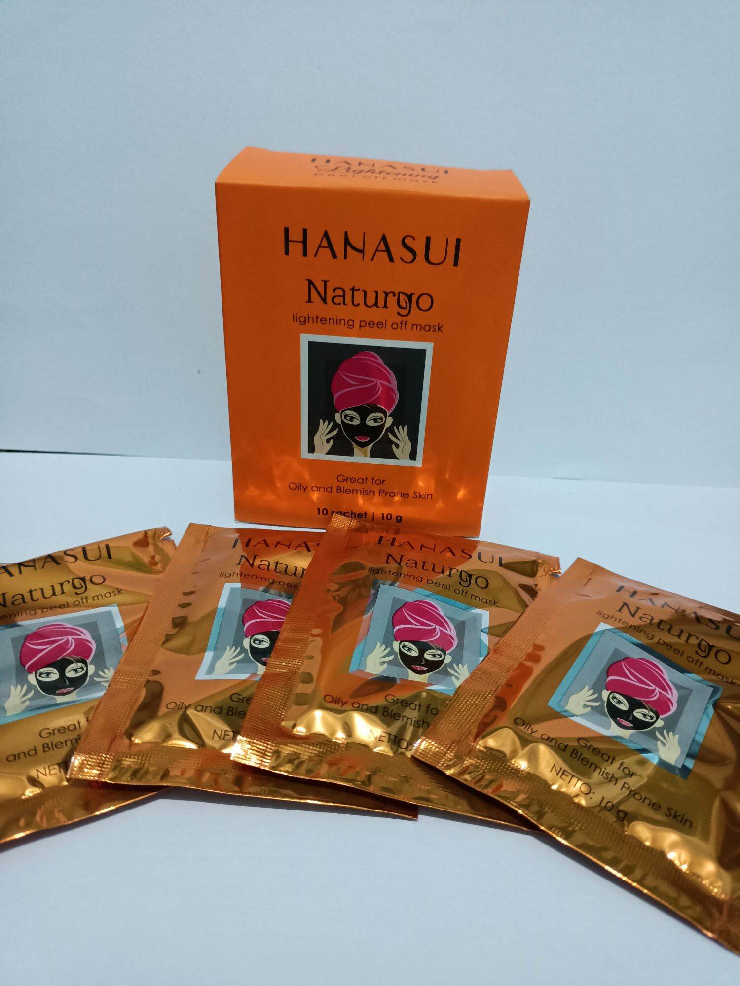 Masker Hanasui Naturgo Per Box/10 sachet | Lazada Indonesia