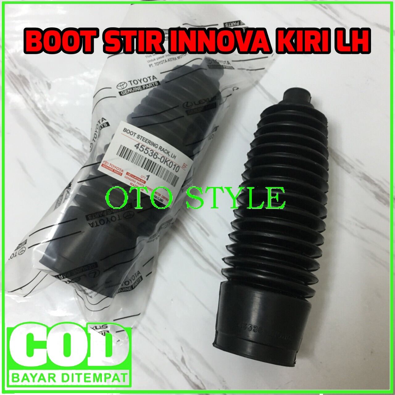 BOOT STEER STIR STEERING INNOVA LH - BOOT STIR KIJANG INNOVA KIRI ...