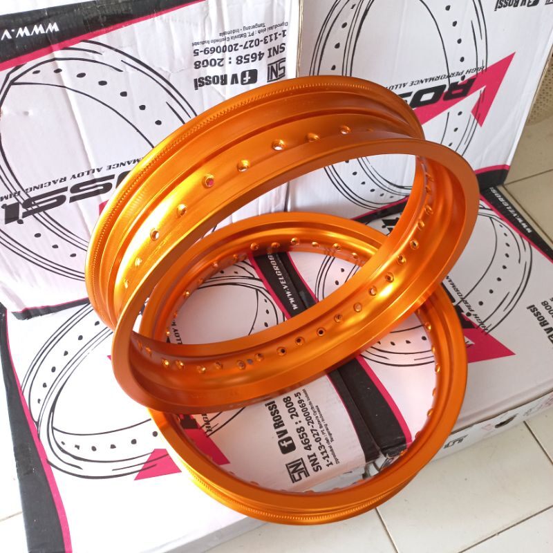 Velg Supermoto orange 300 350 KLX D-TRACKER CRF wr vrossi warna ...