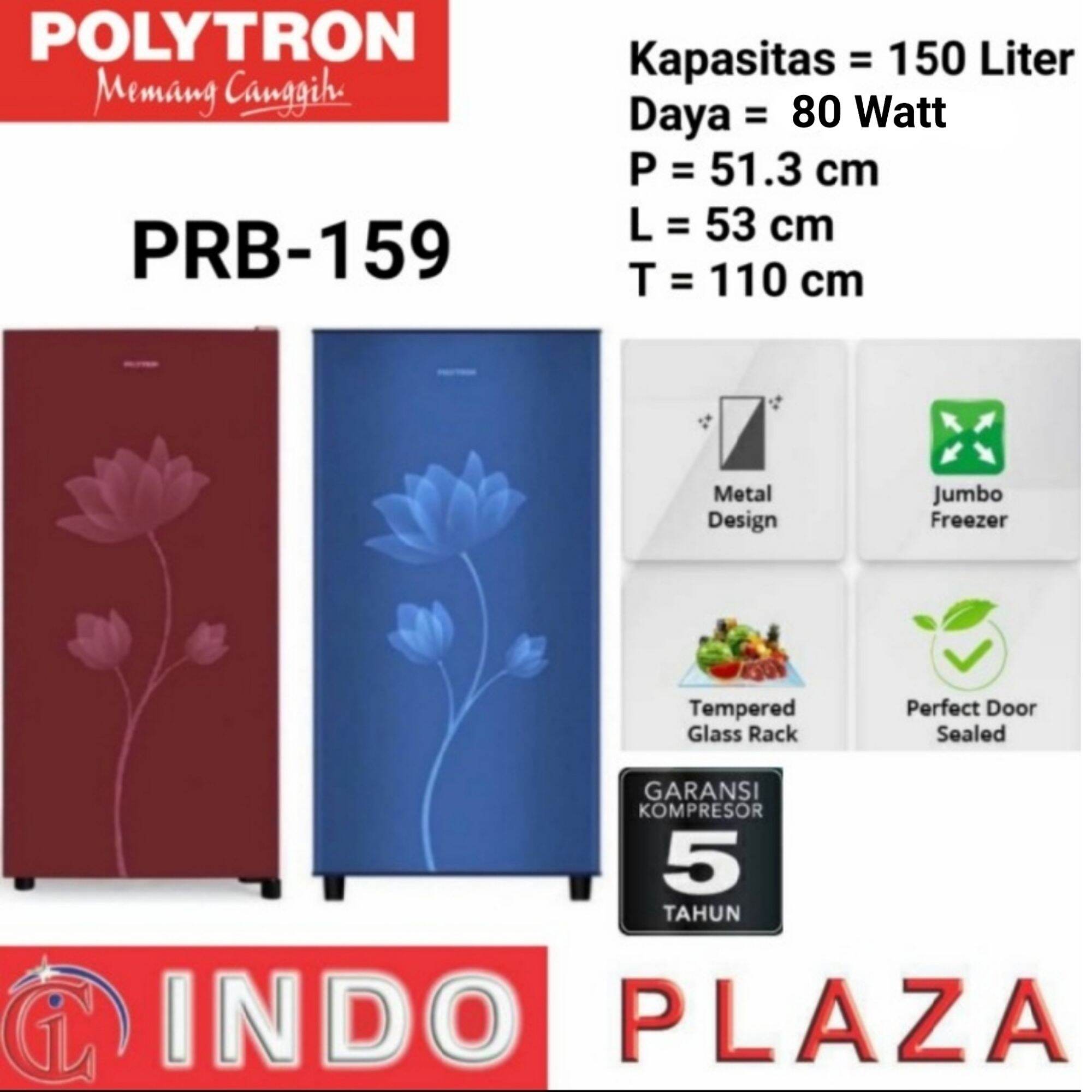 KULKAS POLYTRON 1 PINTU 150 Liter PRB-159 | Lazada Indonesia
