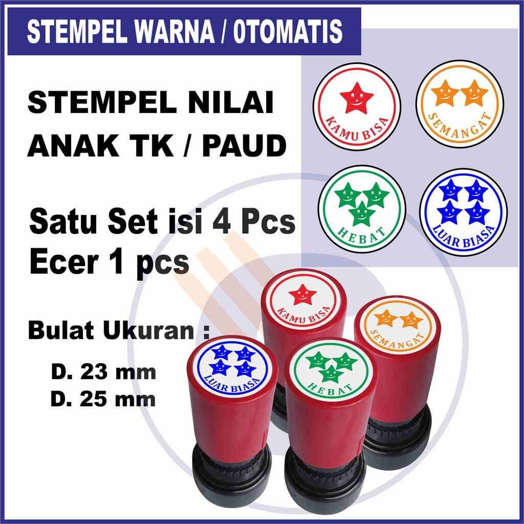 Stempel Bintang Penilaian Anak PAUD / TK | Lazada Indonesia