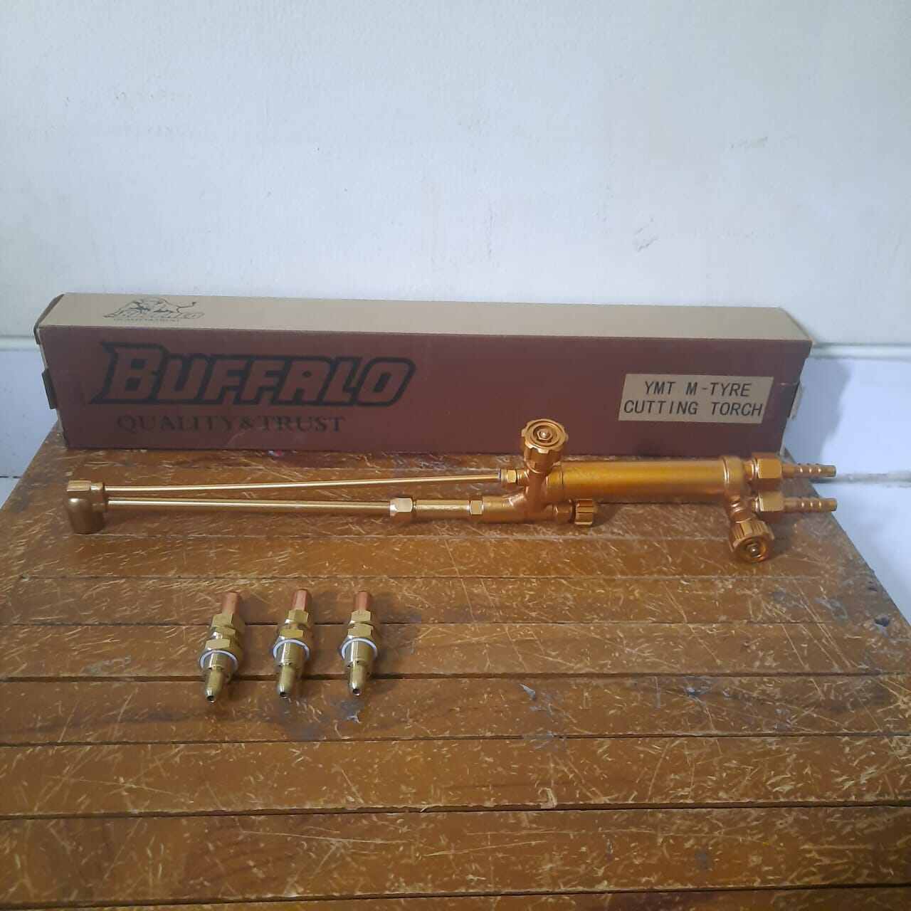 Cutting Torch Tipe M Buffalo Bonus 3pcs Mata Cutting Tip Stang Las ...