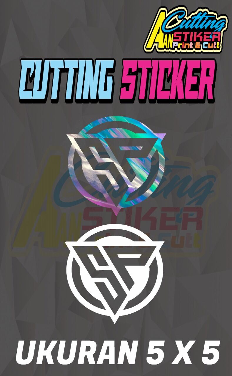 stickee speed people logo bulat , stiker logo sp bulat , stiker cutting ...