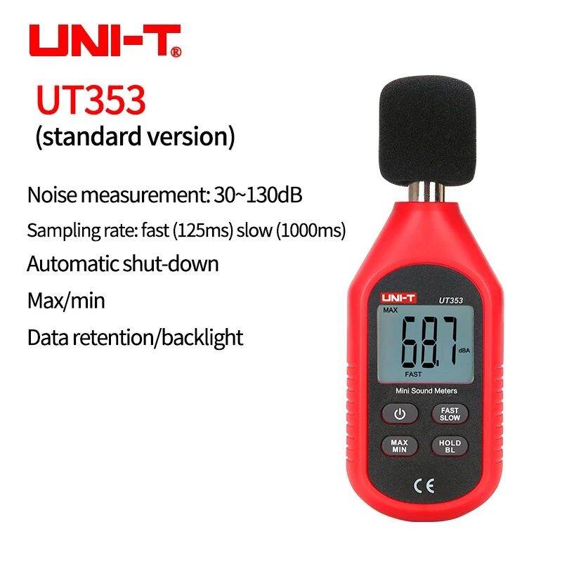 digital sound noise level meter tester pengukur kebisingan polusi suara ...