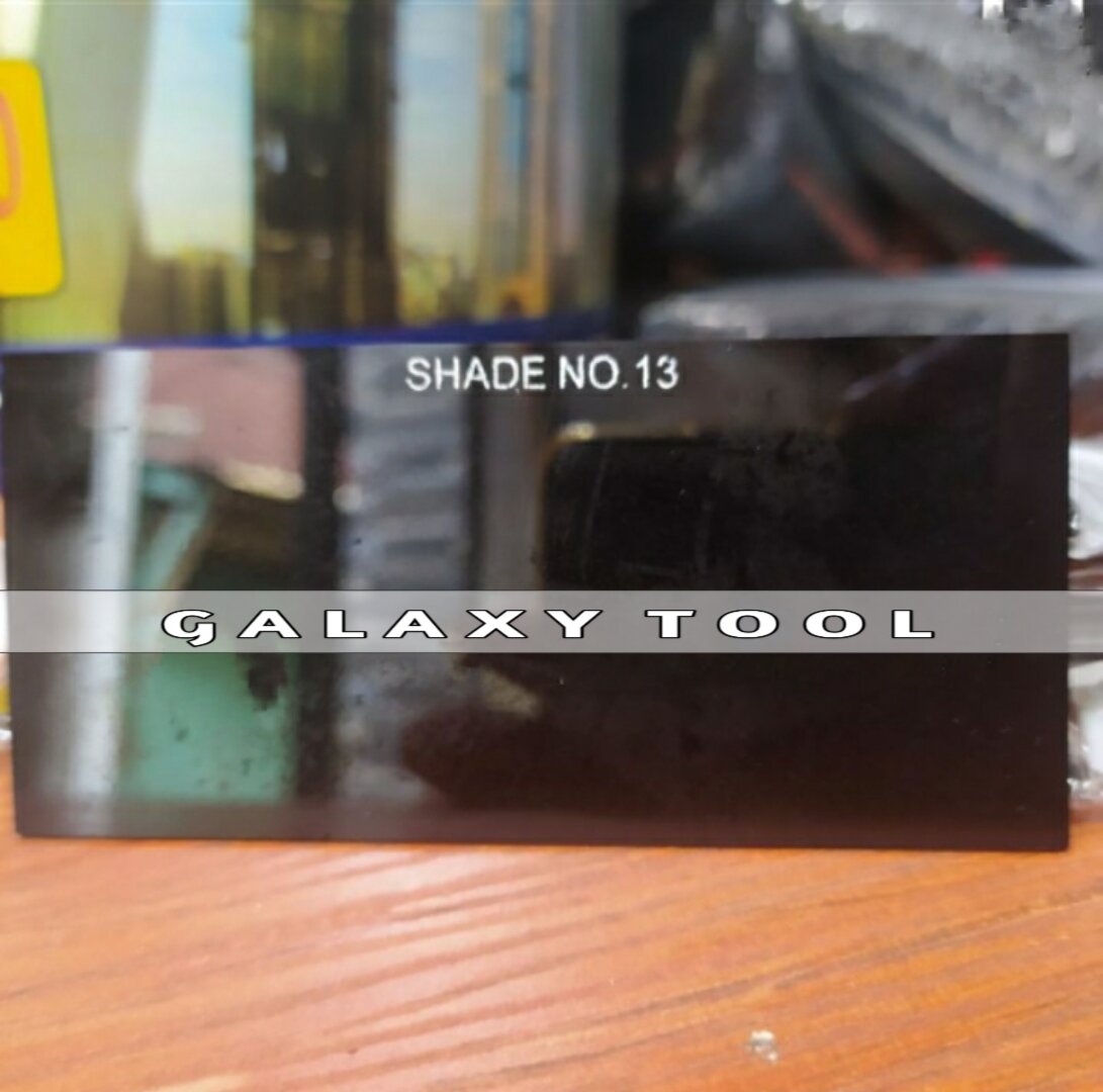 Kaca Las Hitam No 13 Kedok Welding Glass Black Color No 13 Aulektro ...