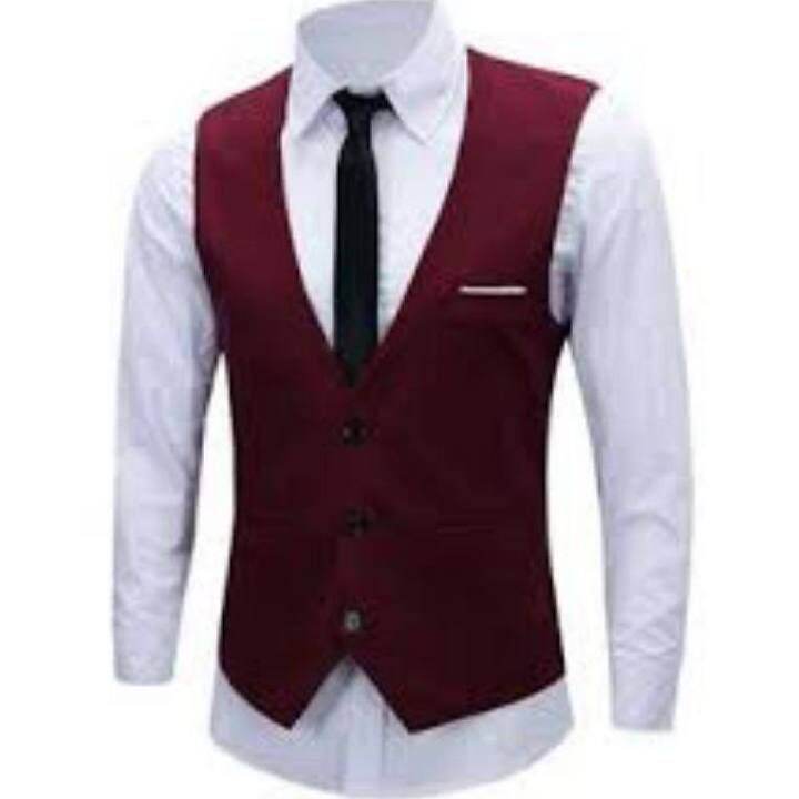 Vest Rompi Jas Pria - Rompi Formal Pria - Rompi Pria - Rompi Dalaman ...