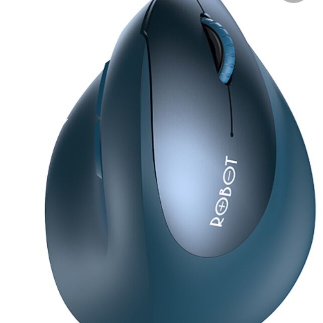 Mouse Wireless Robot Guru Master 1 Vertical Ergonomic Dual Mode Blue ...
